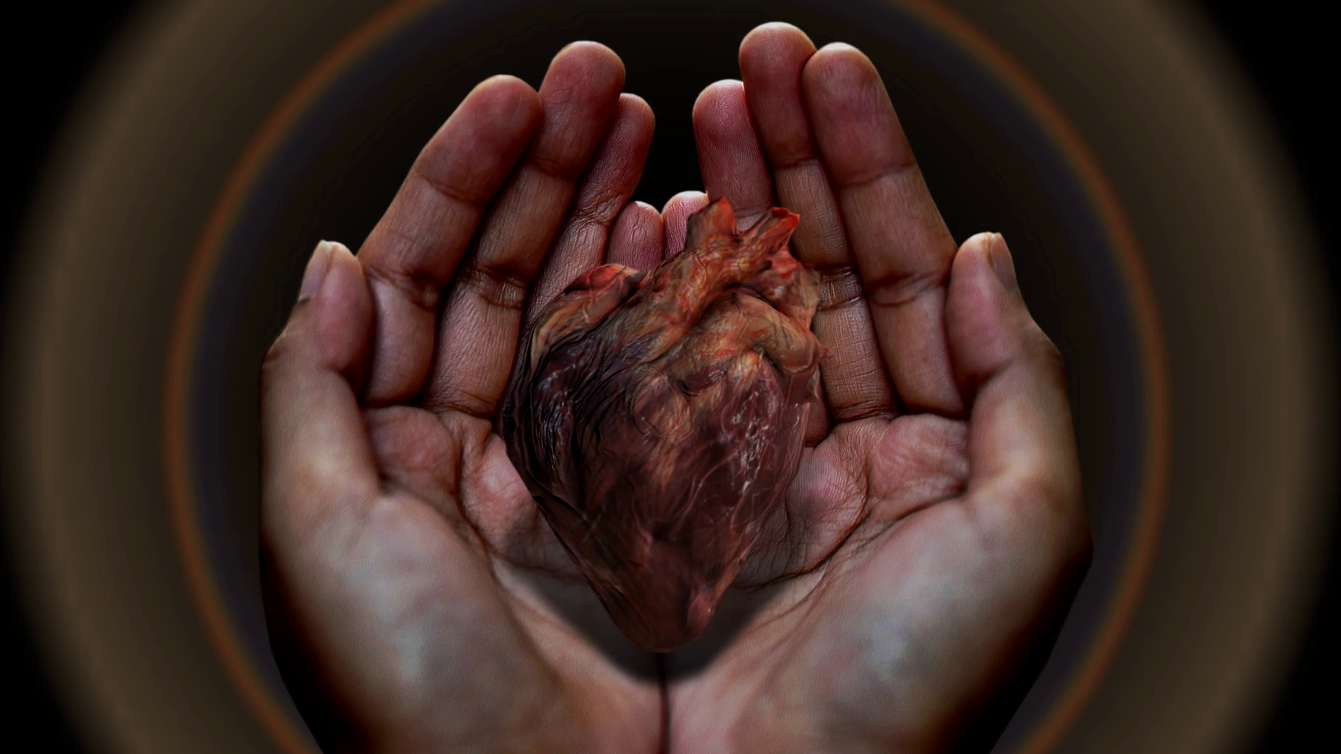 An Abstract Concept Of Human Hands Shielding Stock Motion Graphics SBV ...