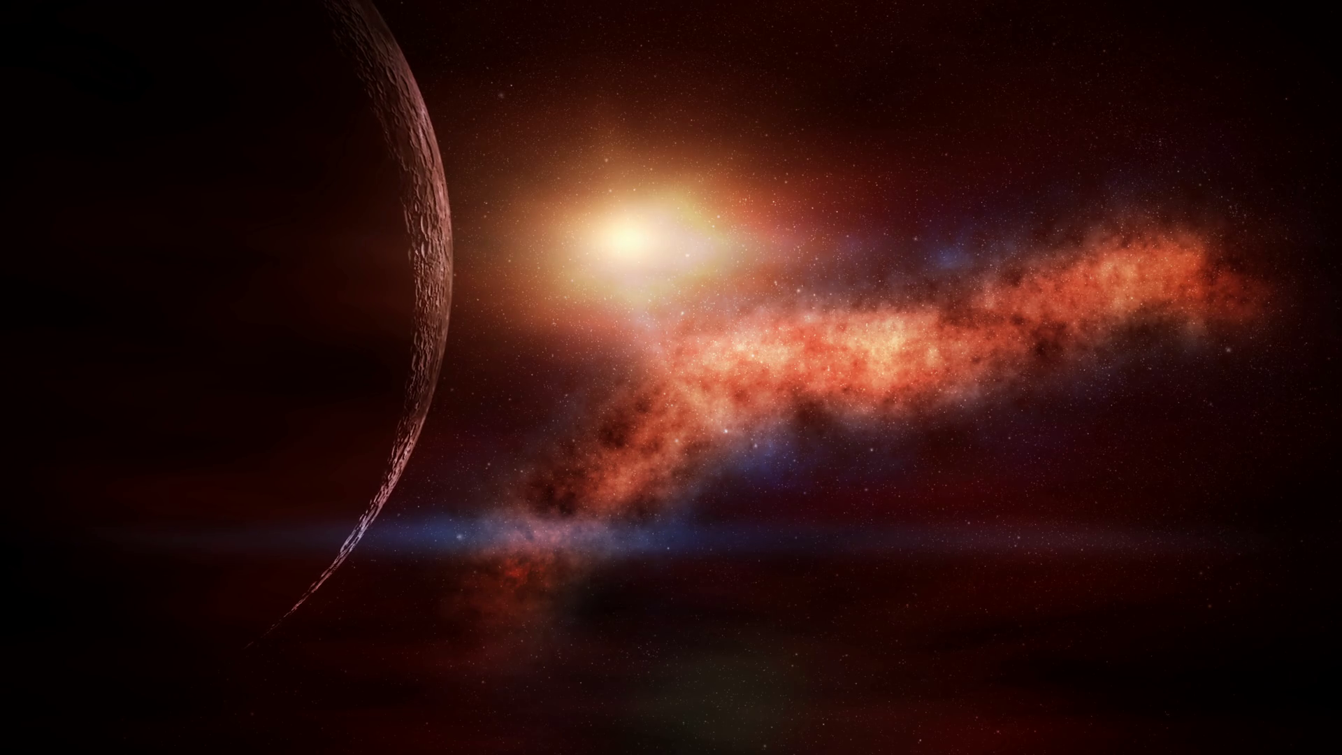 Animation Of Moon Coming Closer To Viewer Stock Motion Graphics SBV ...