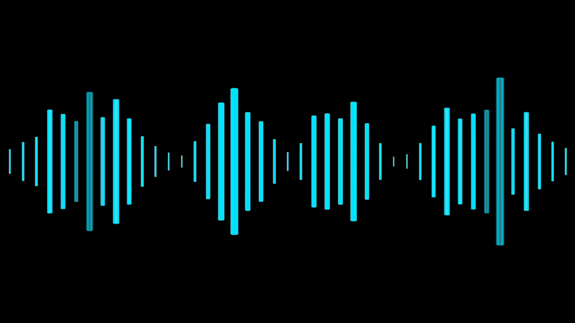 Audio Waveforms Moving Across Screen In Stock Motion Graphics SBV ...