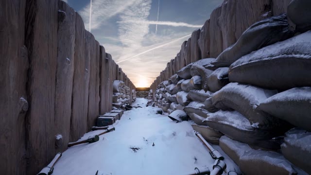 Snow Trench Stock Footage: Royalty-Free Video Clips - Storyblocks
