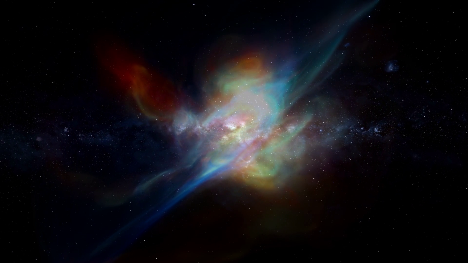 The Aftermath Of Exploding Star In Milky Way Stock Motion Graphics SBV ...