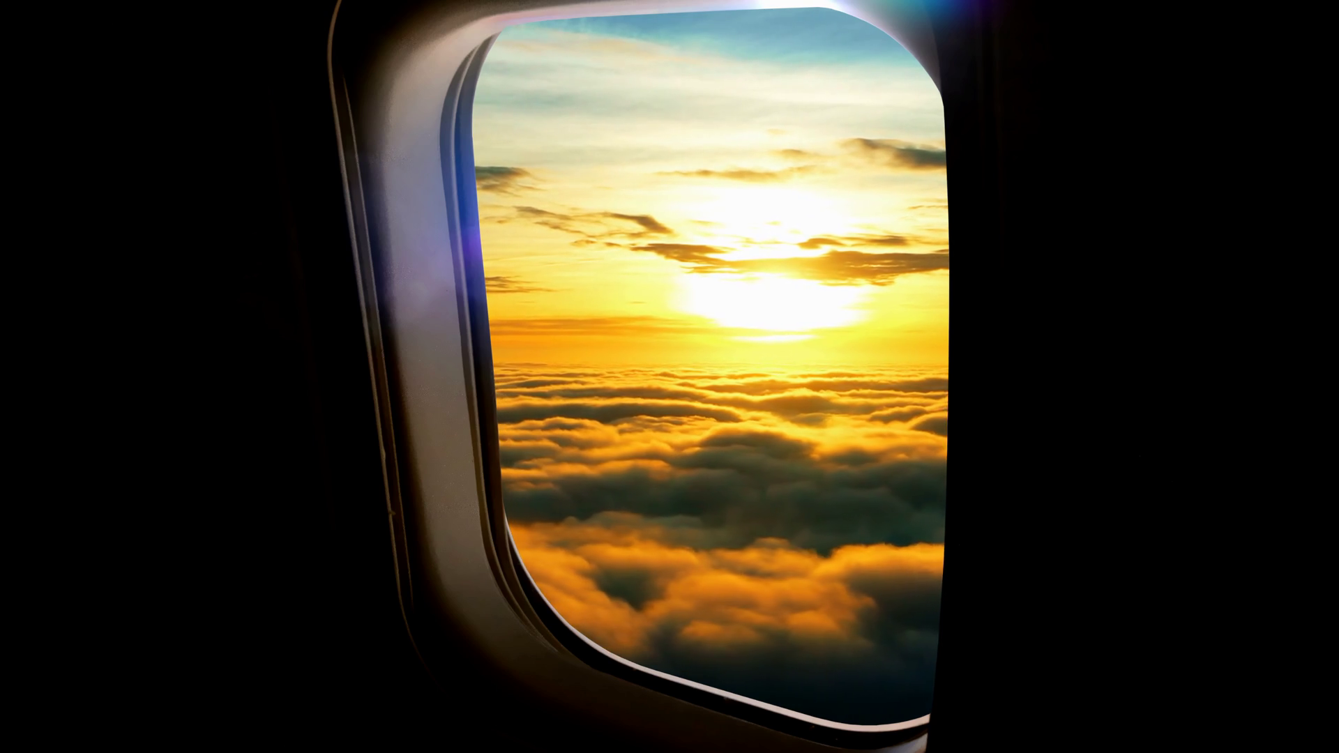 The Sun Setting Above Clouds Viewed From Stock Footage SBV-338679831 ...