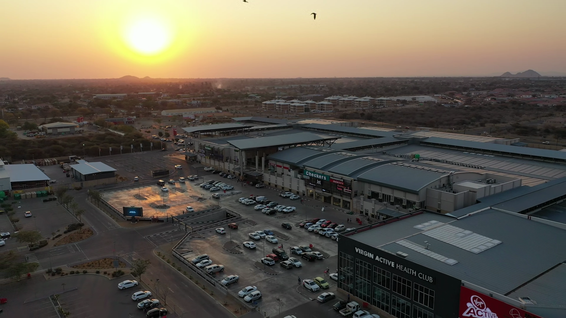 Airport Junction Shopping Centre In Gaborone Stock Footage SBV ...