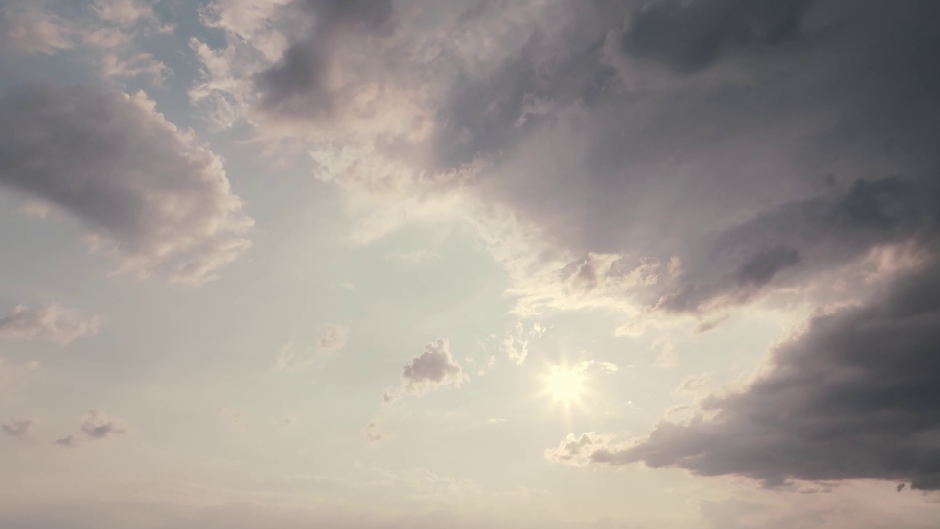 Sky Above Mmankgodi African Sunset Aerial Stock Footage SBV-352237068 ...