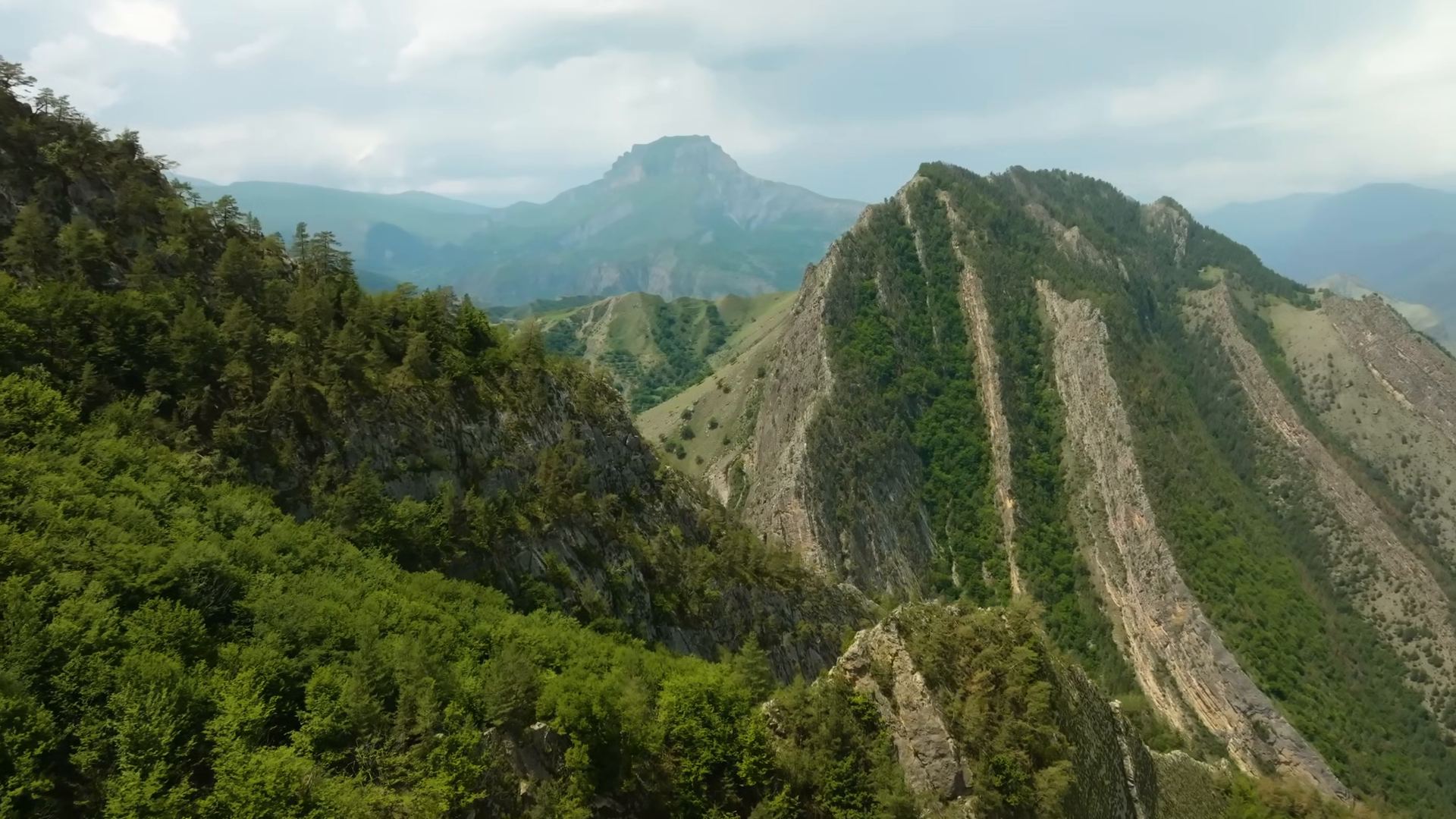 Zalala Ridge Dagestan Caucasus Mountains: Stock Footage SBV-353649032 ...