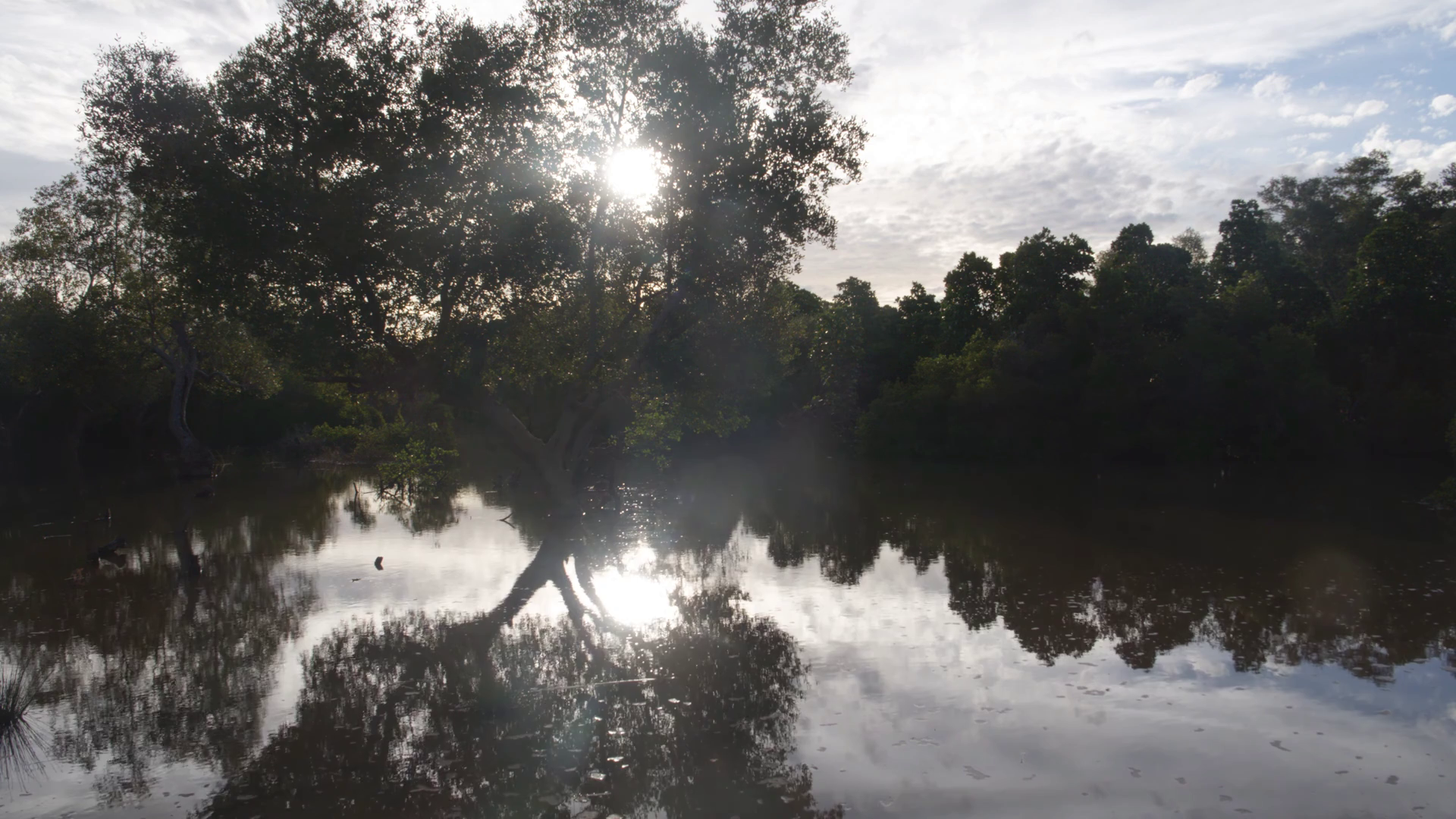 Sunset Footage In Lake With Reflections Of Stock Footage SBV-351939728 ...