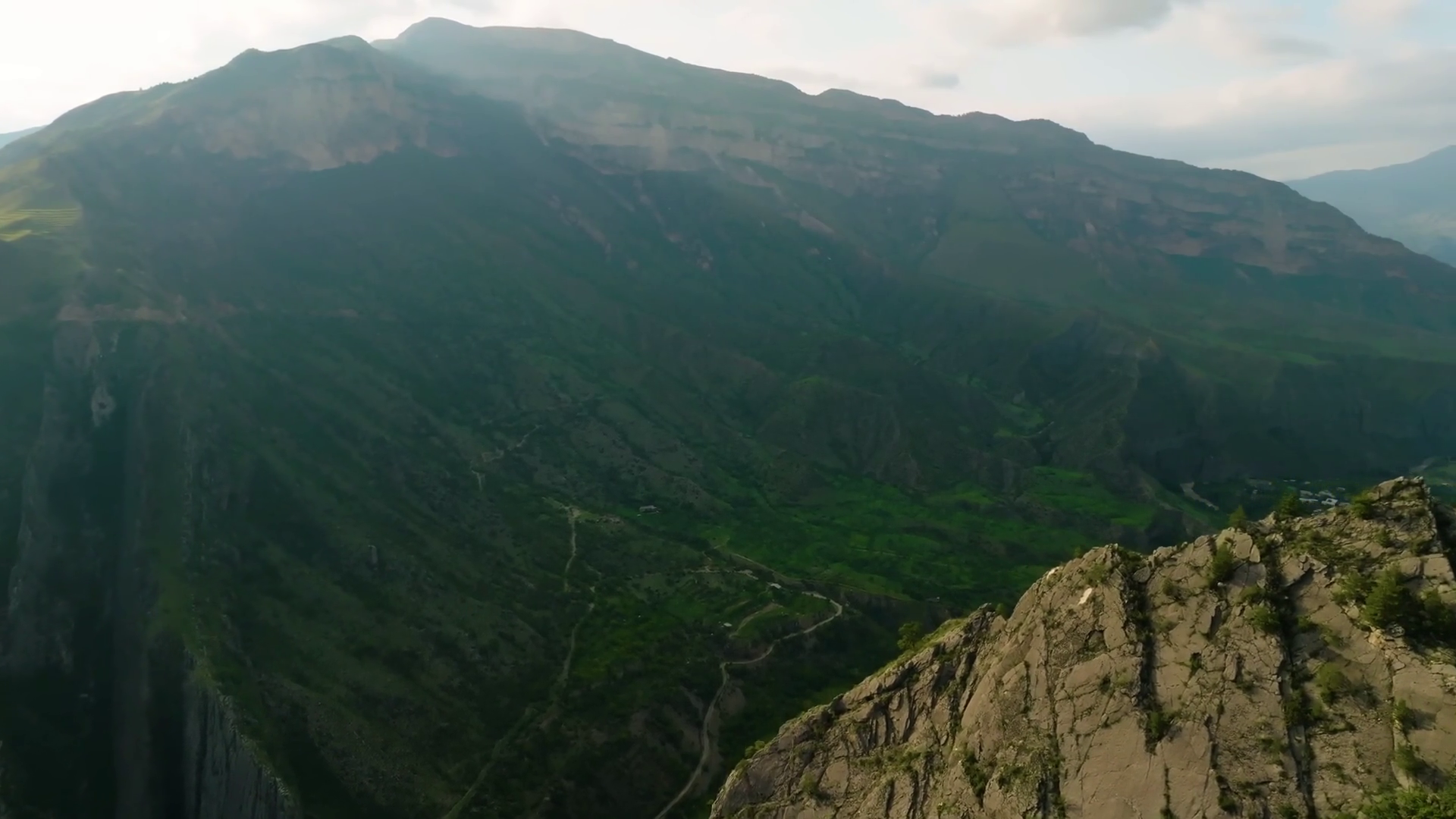 Drone Footage Of Zalala Ridge Dagestan Stock Footage SBV-351945179 ...