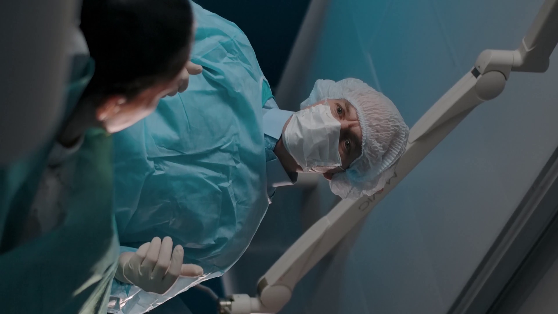 Vertical Of Surgeon Explains Treatment Plan Stock Footage SBV-352010335 ...