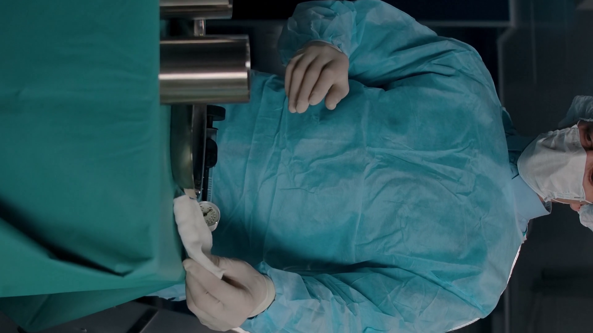 Vertical Of Adult Surgeon Prepares Tools Stock Footage SBV-352010352 ...