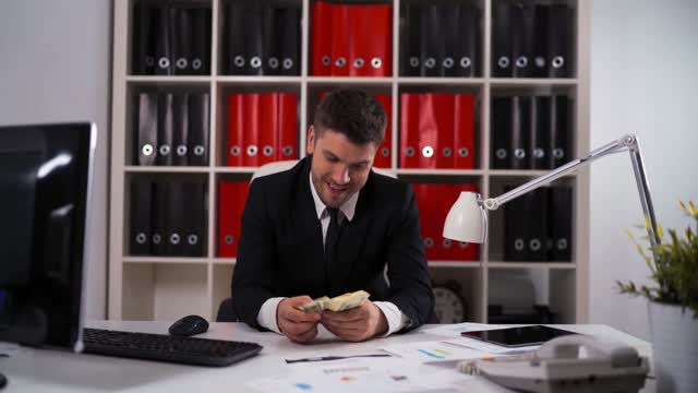 Greedy Business Man Stock Footage: Royalty-Free Video Clips - Storyblocks