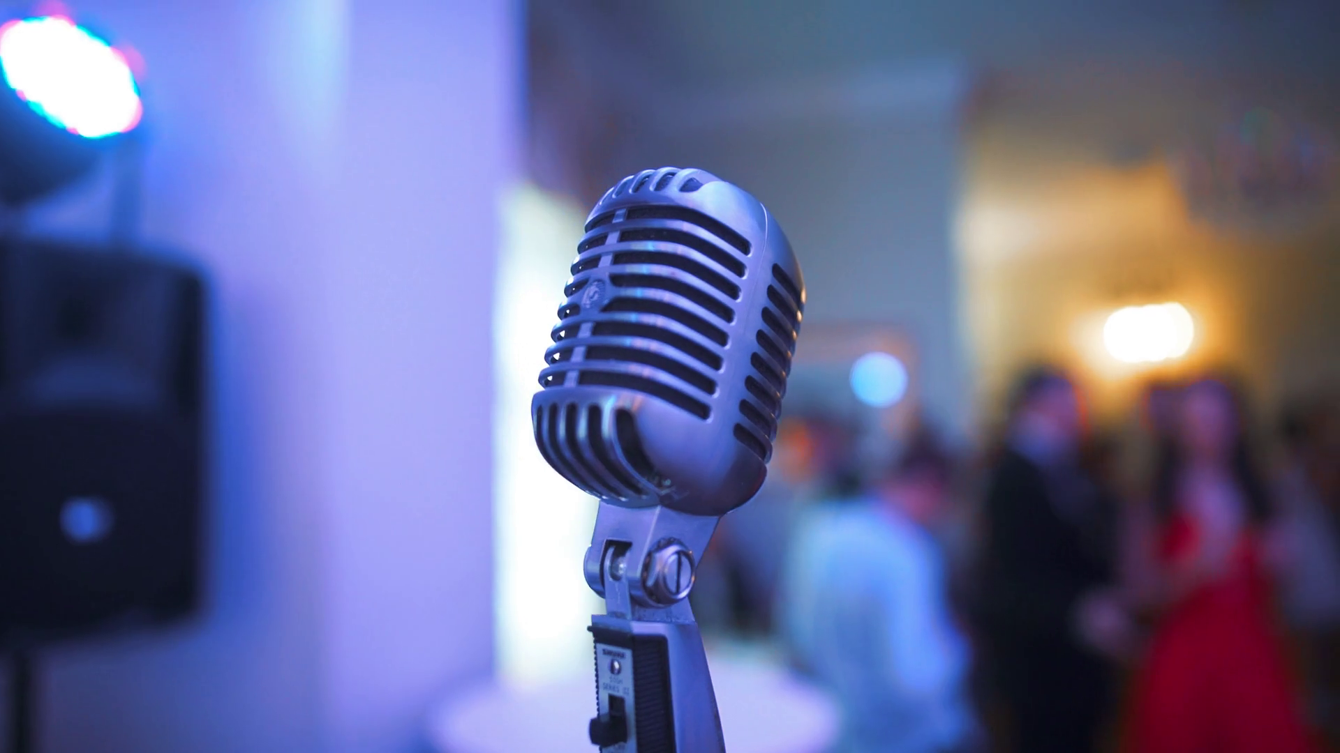 Dance Vocal Microphone On Stage People Stock Footage SBV-338116494 ...