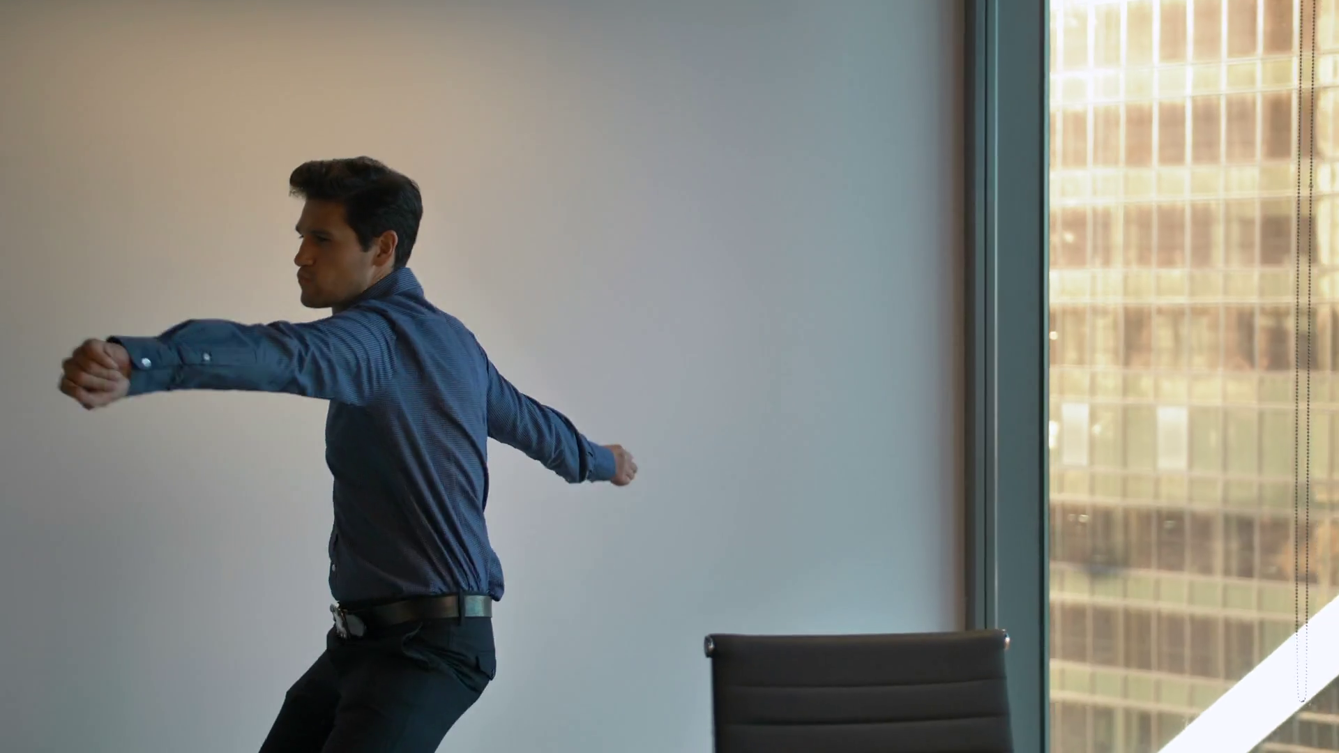 Everybody Dance Businesspeople Start Dancing Stock Footage SBV ...