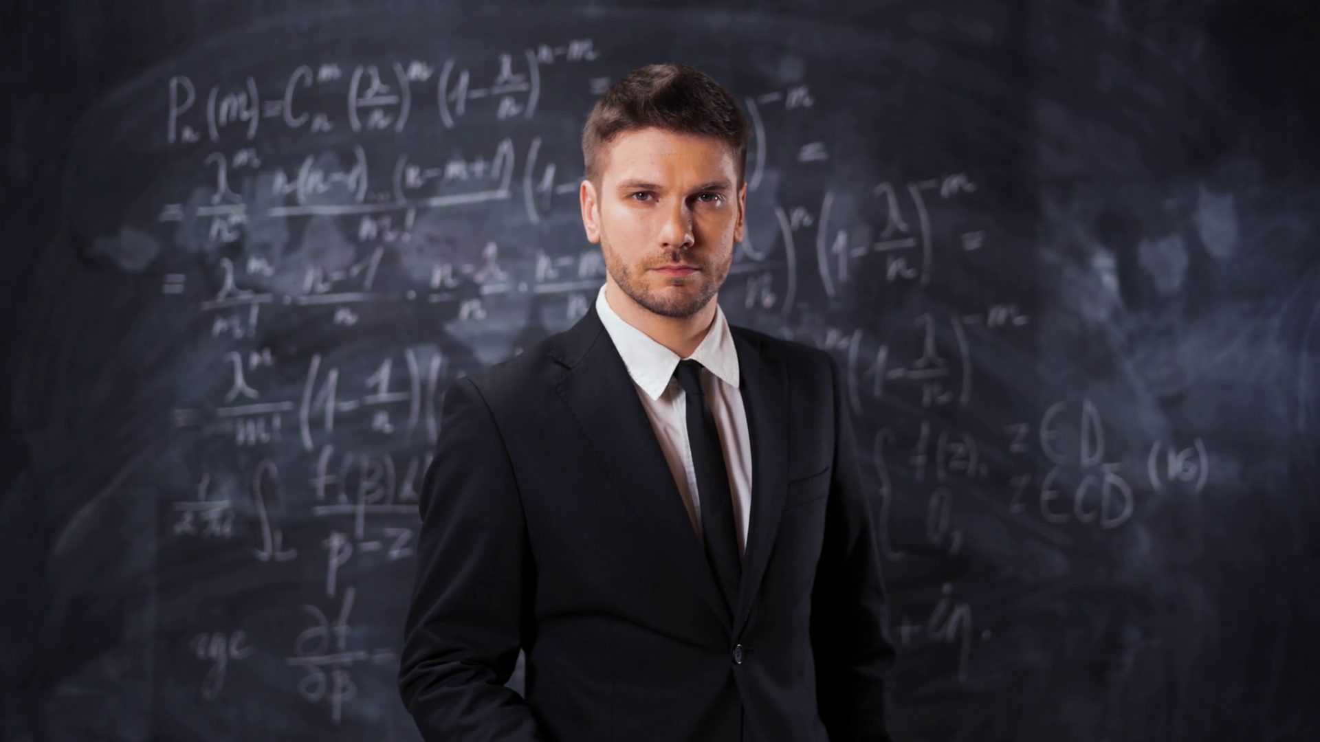 Portrait Of Scientist Man Standing Near Stock Footage SBV-337563294 ...