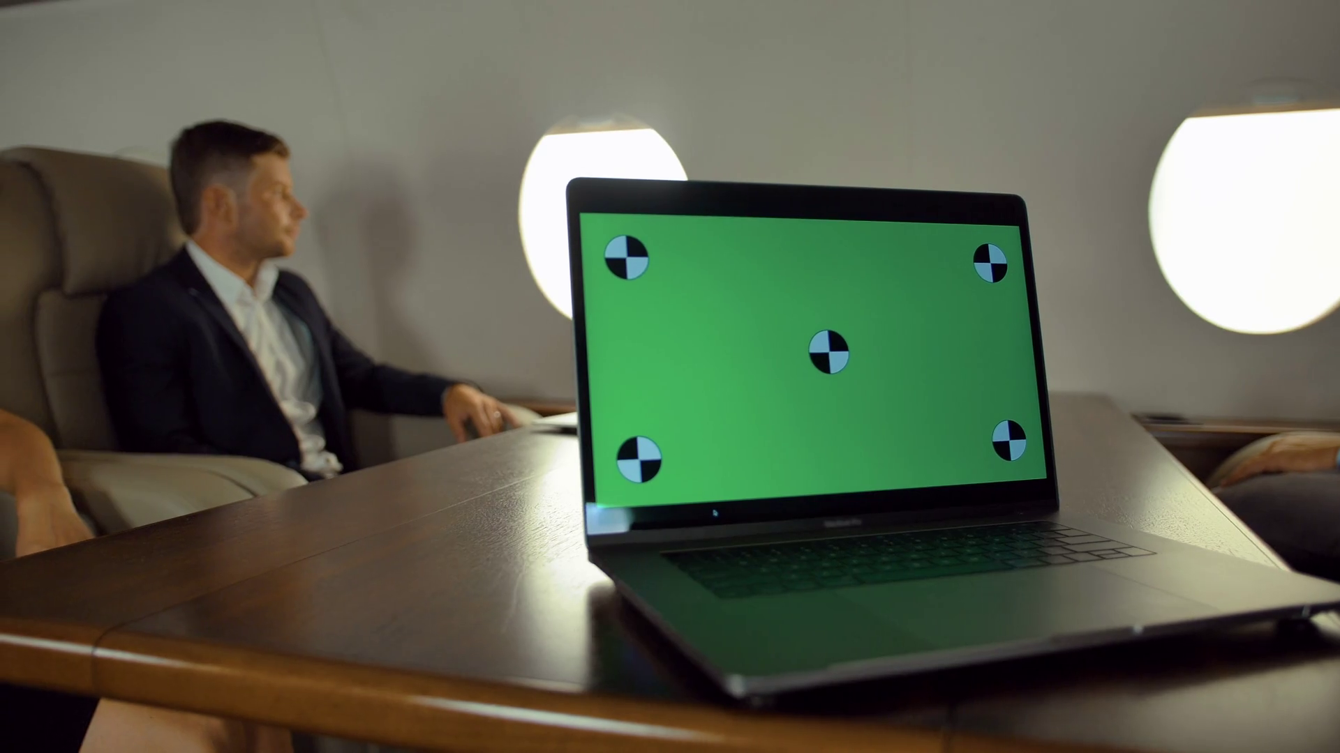 Ready Tracking Green Screen Laptop On Stock Footage SBV-338675052 ...