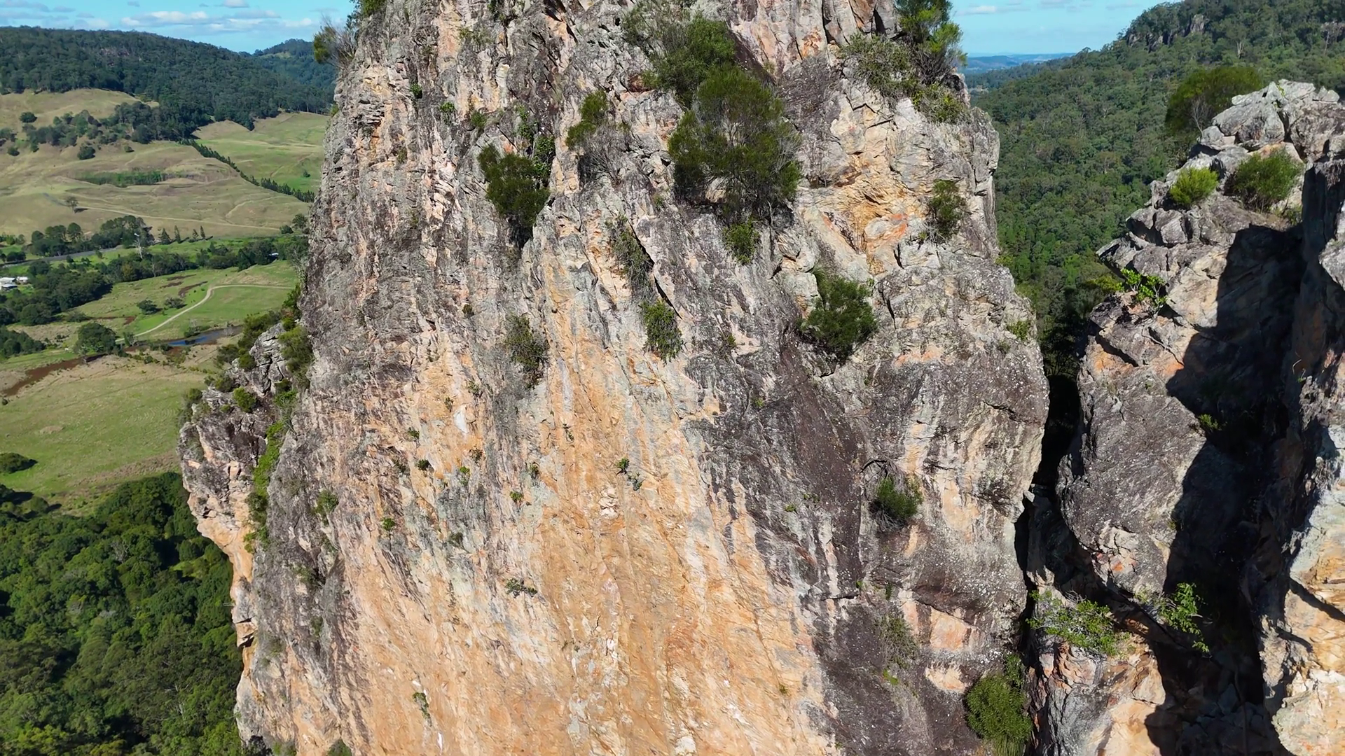 Aerial View Of Nimbin Rocks In Australia Stock Footage SBV-352549796 ...