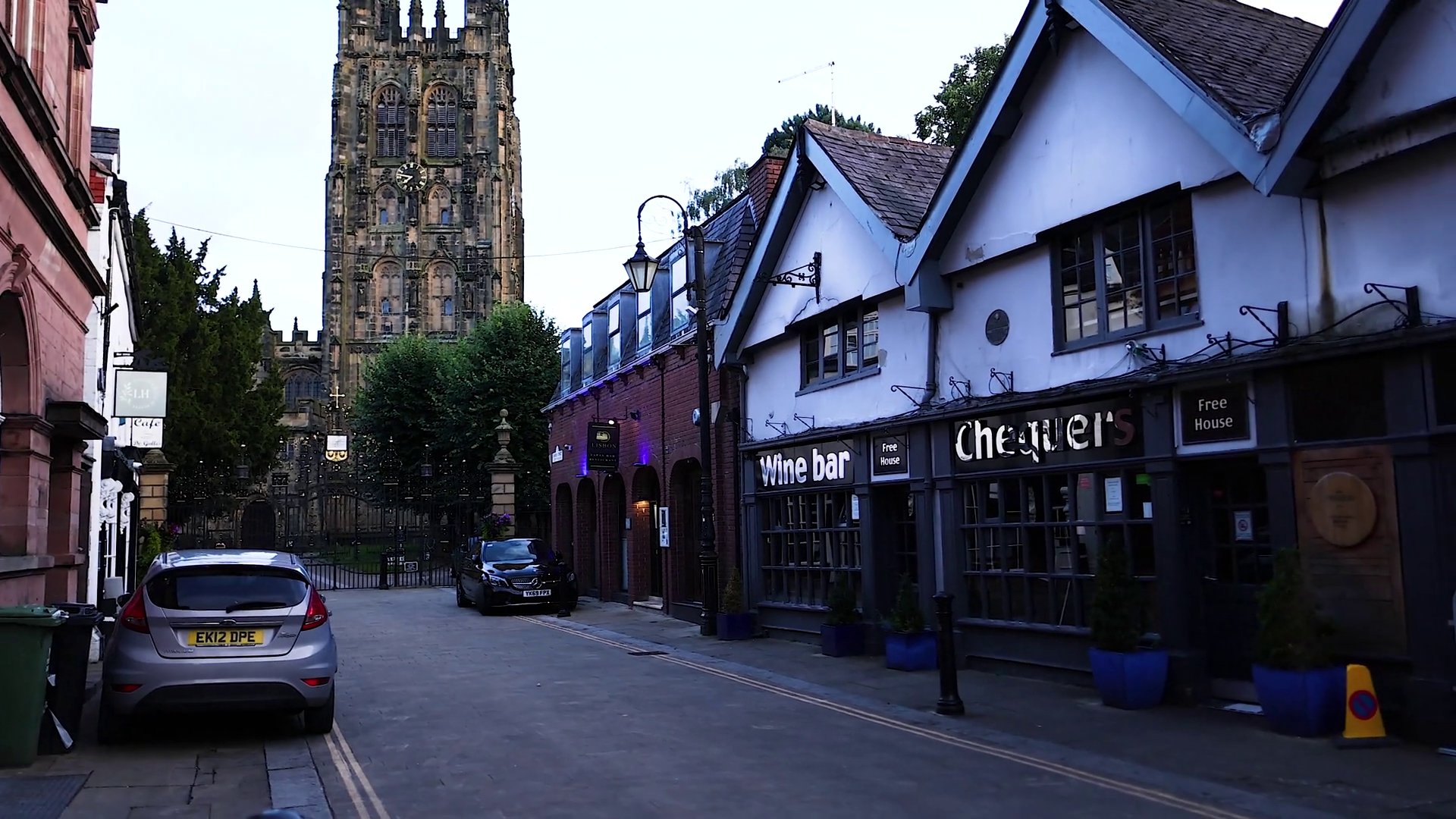 Street View Of Wrexham Buildings Stock Footage SBV-352700818 - Storyblocks