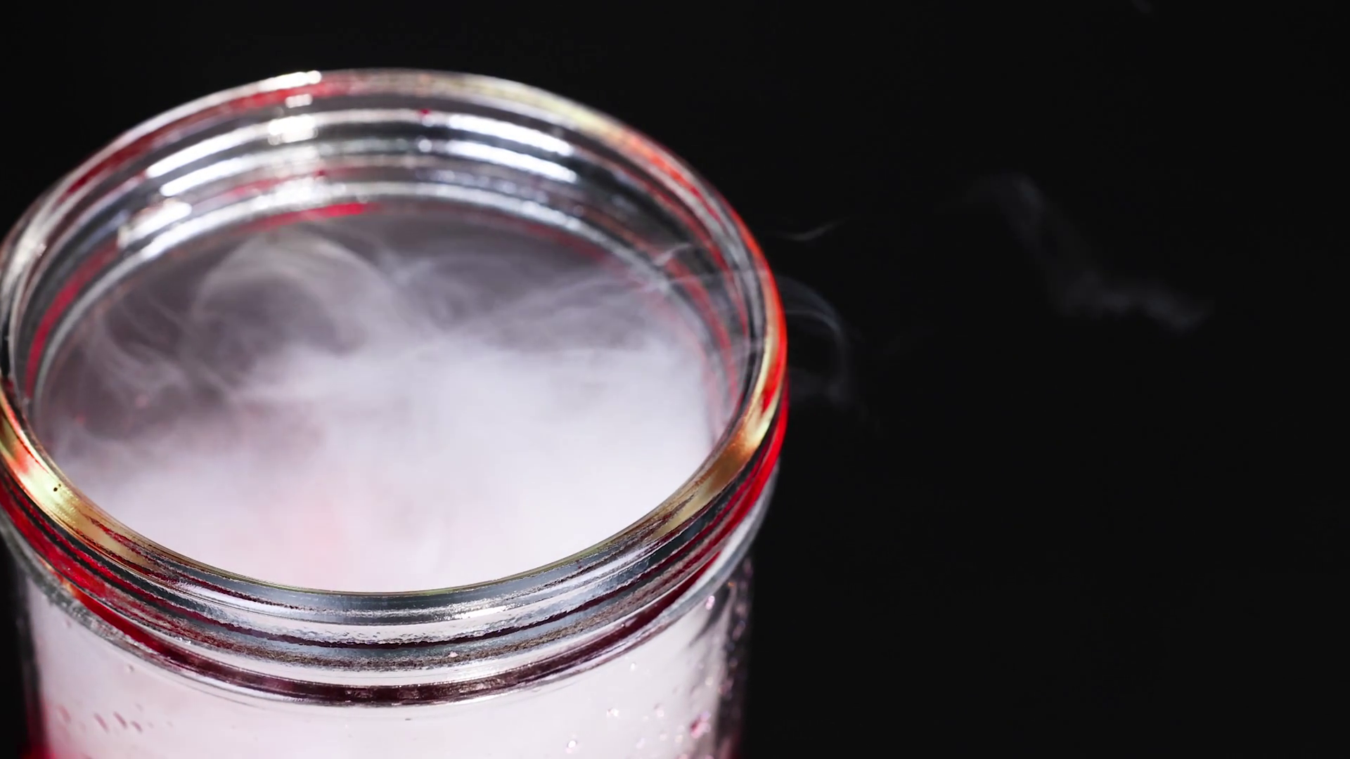 Dry Ice Reaction In Beaker Stock Footage SBV-352308137 - Storyblocks