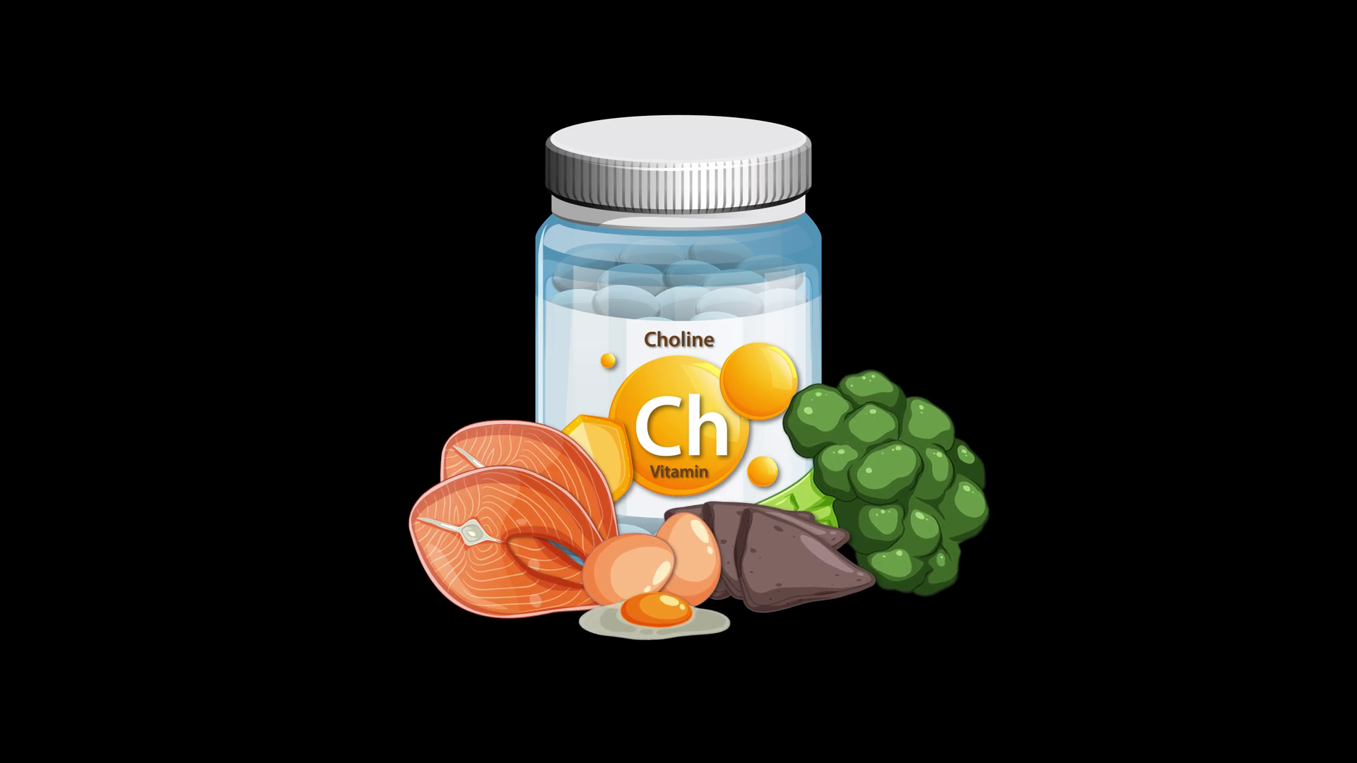 Choline Supplement Bottle Animation With Stock Footage SBV-353183473 ...