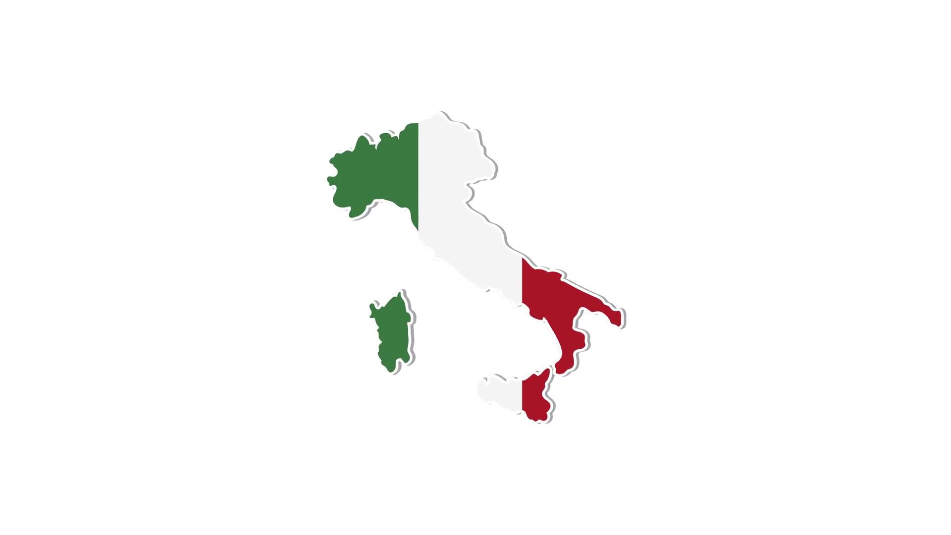 Italy Map Animation With Colorful Transitions Stock Footage SBV ...