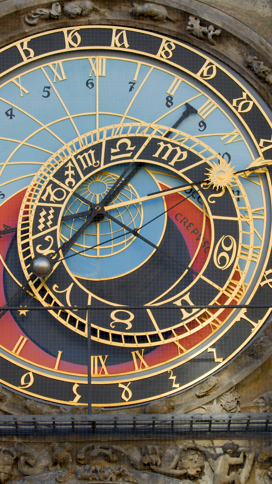 Astronomical Clock Statues Rotate On Stock Footage SBV-353504472 ...