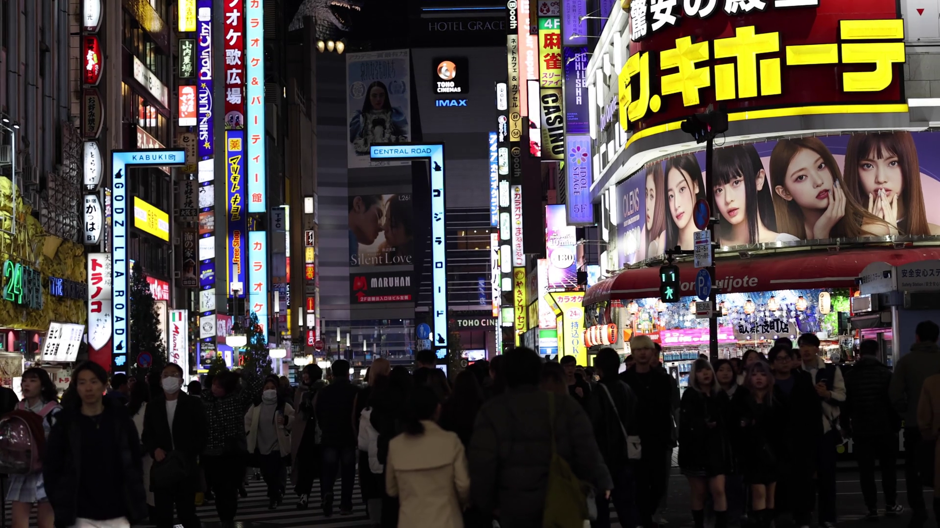 Bustling City Nightlife Timelapse Stock Footage SBV-352780835 - Storyblocks