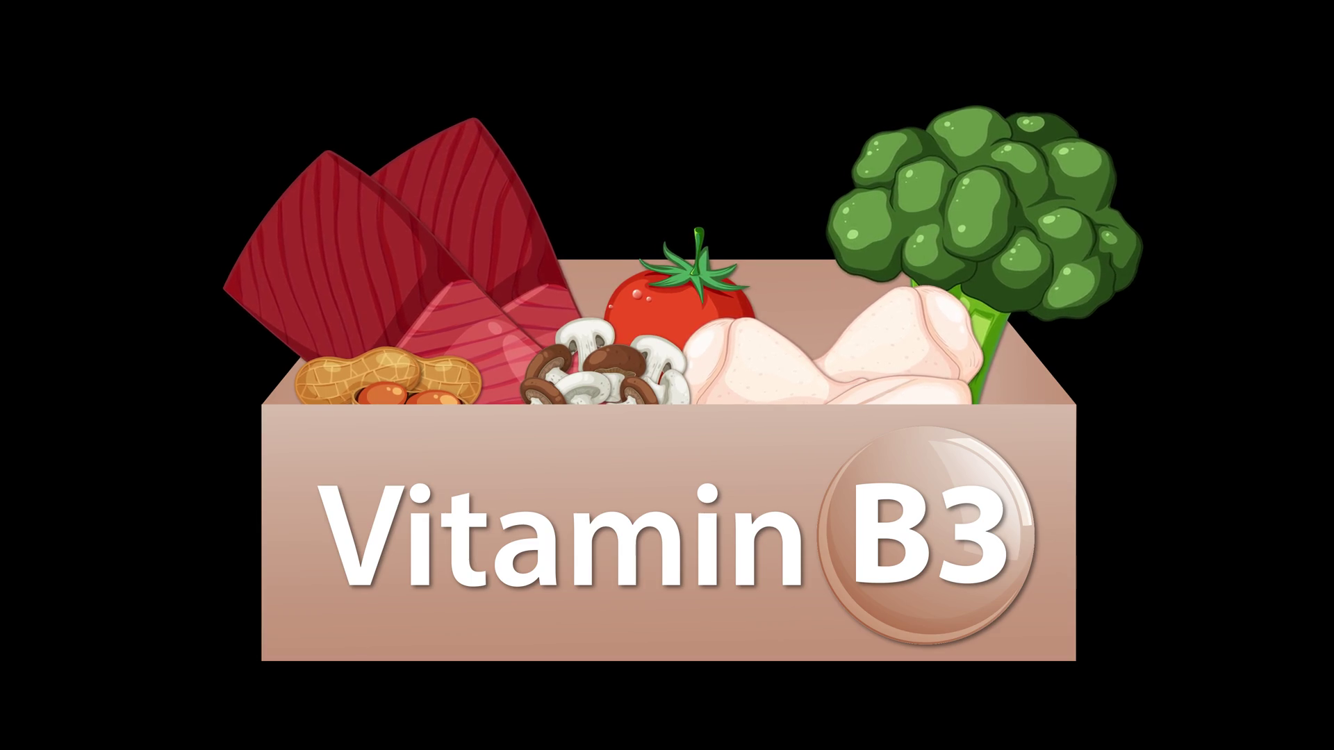 Vitamin B3 Food Sources Emerging From Stock Footage SBV-353362644 ...