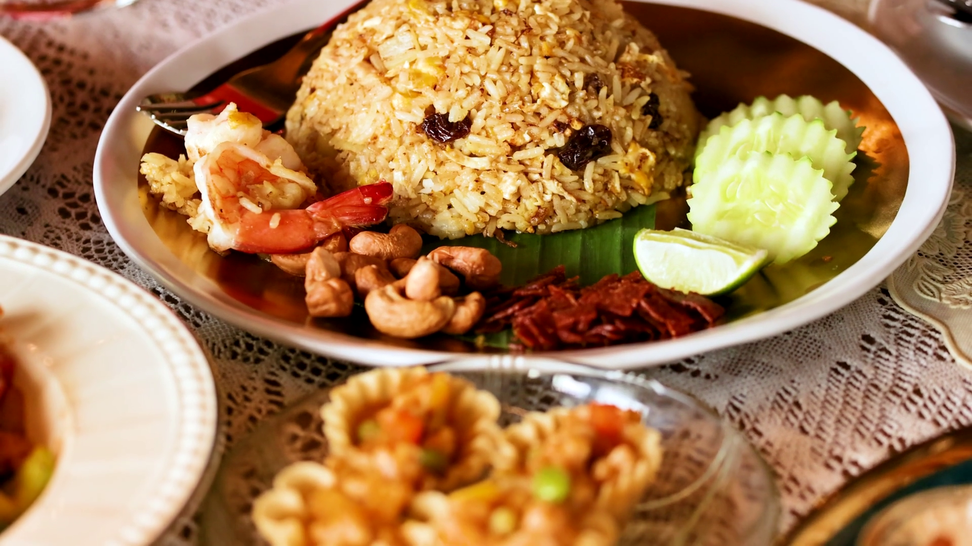 Thai Cuisine Presentation In Bangkok Stock Footage SBV-352303691 ...