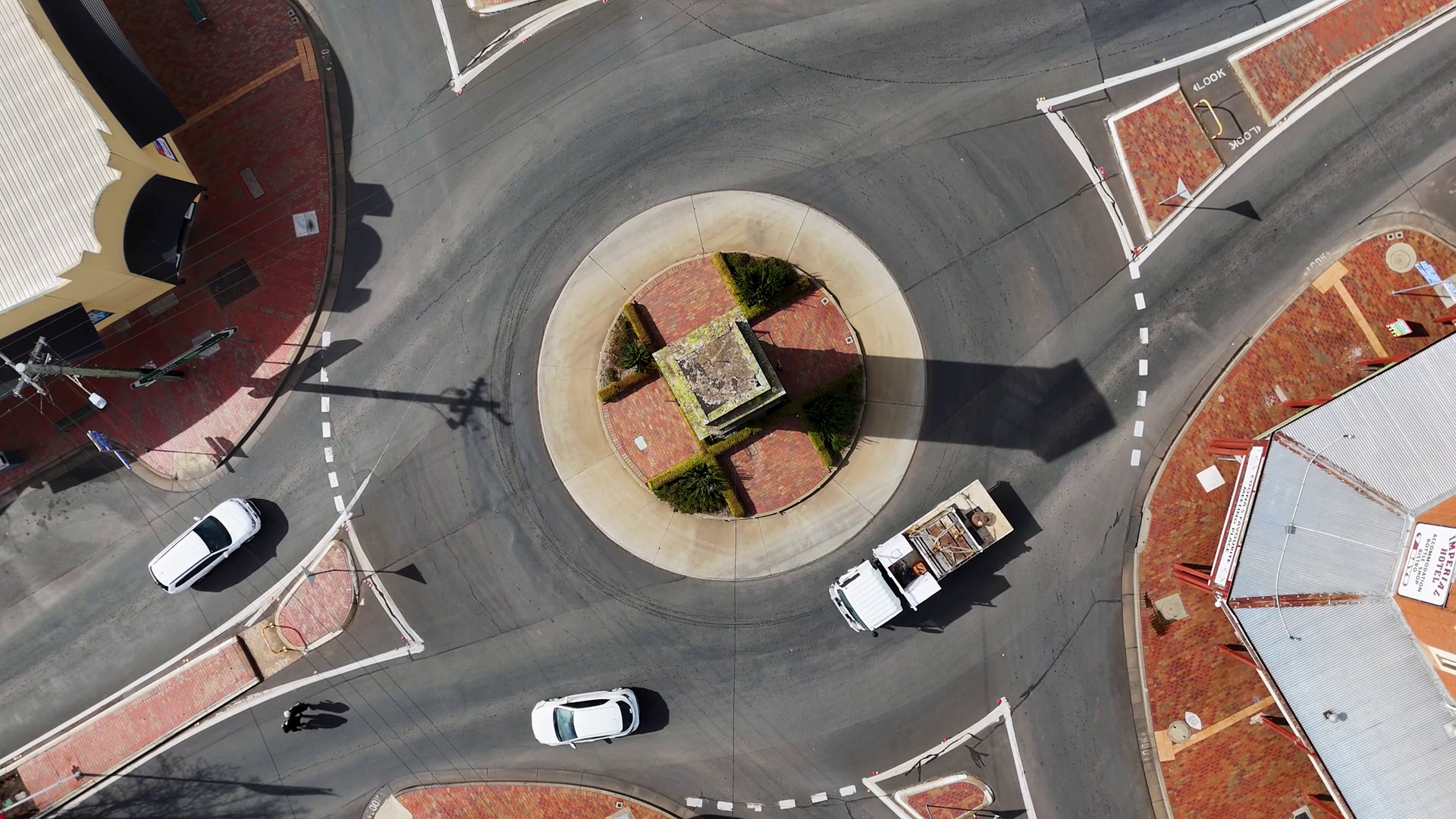 Aerial View Of Vehicles Navigating Stock Footage SBV-352558895 ...