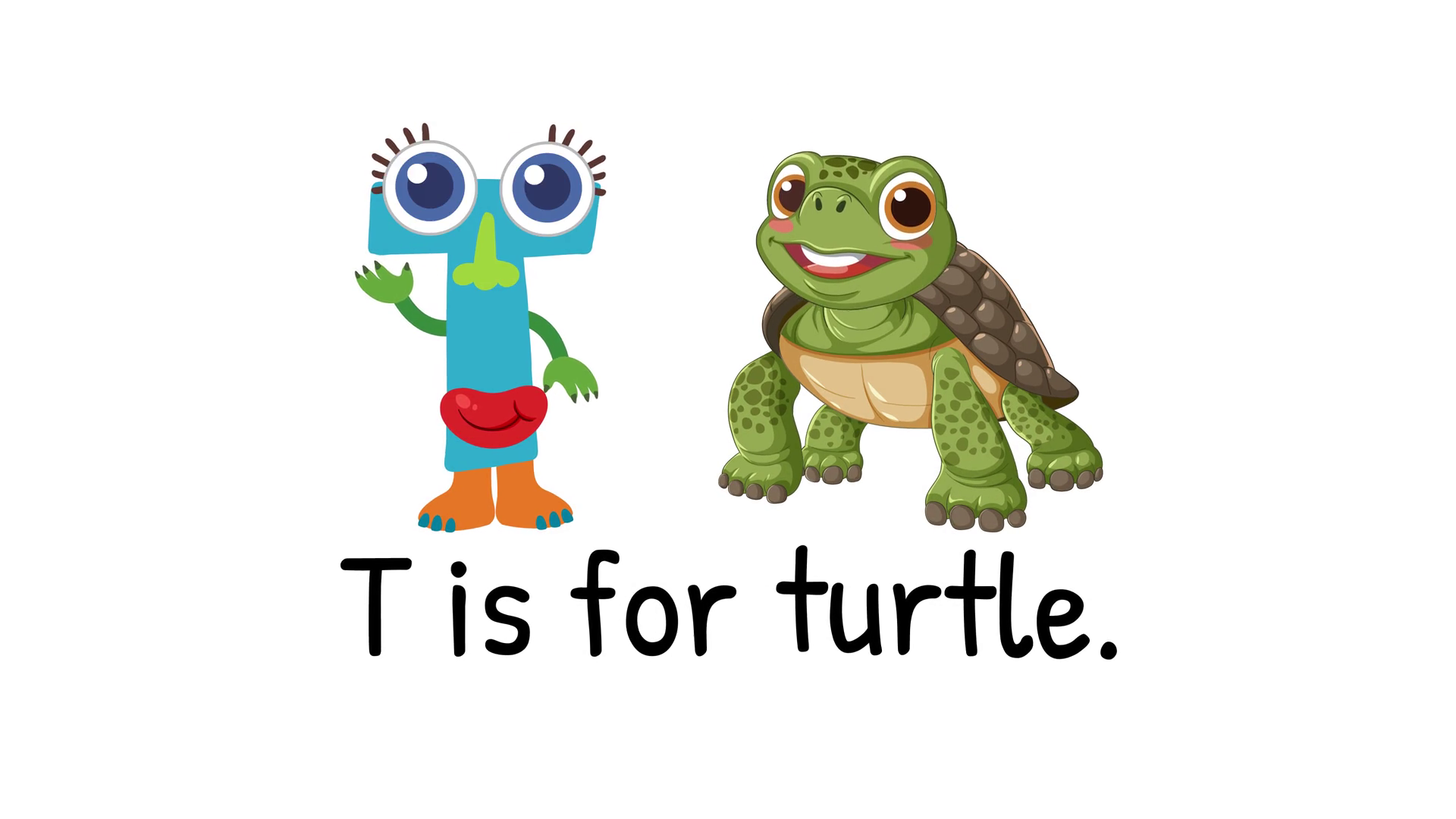 Alphabet Animation: T Is Turtle Stock Footage SBV-352446879 - Storyblocks