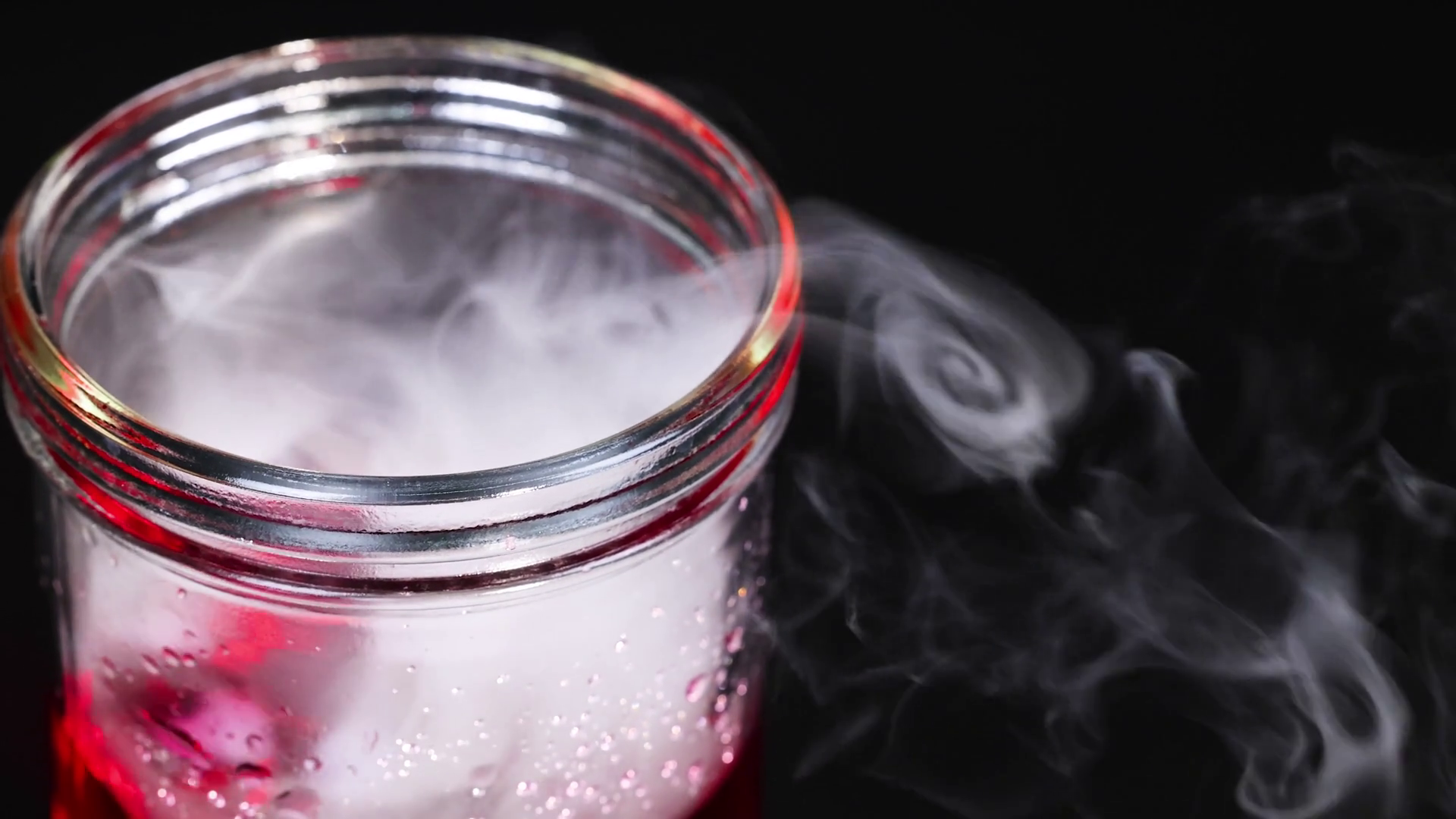 Dry Ice Reaction In Beaker Stock Footage SBV-352587446 - Storyblocks