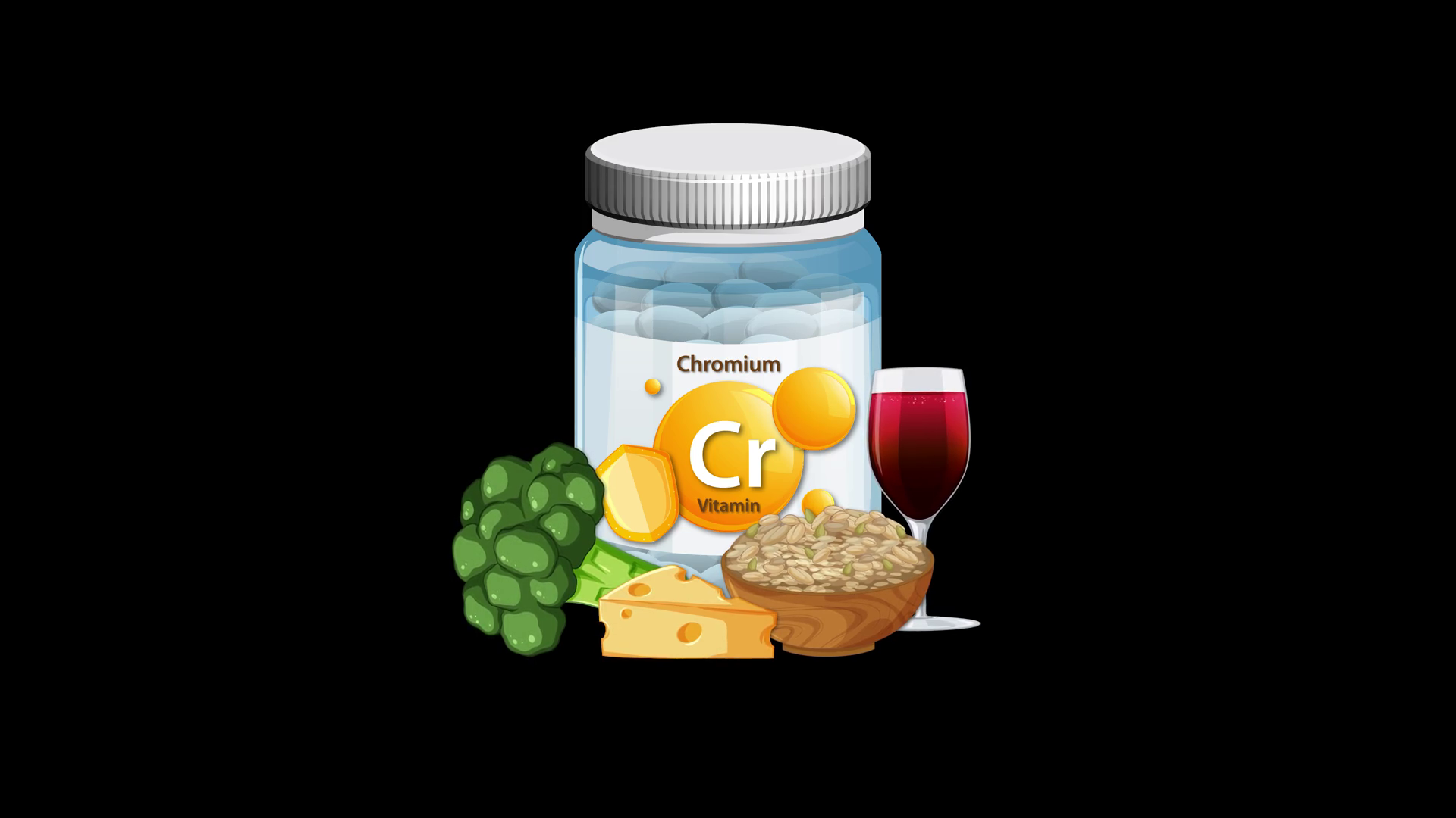 Chromium Supplement Bottle Animation With Stock Footage SBV-353193764 ...