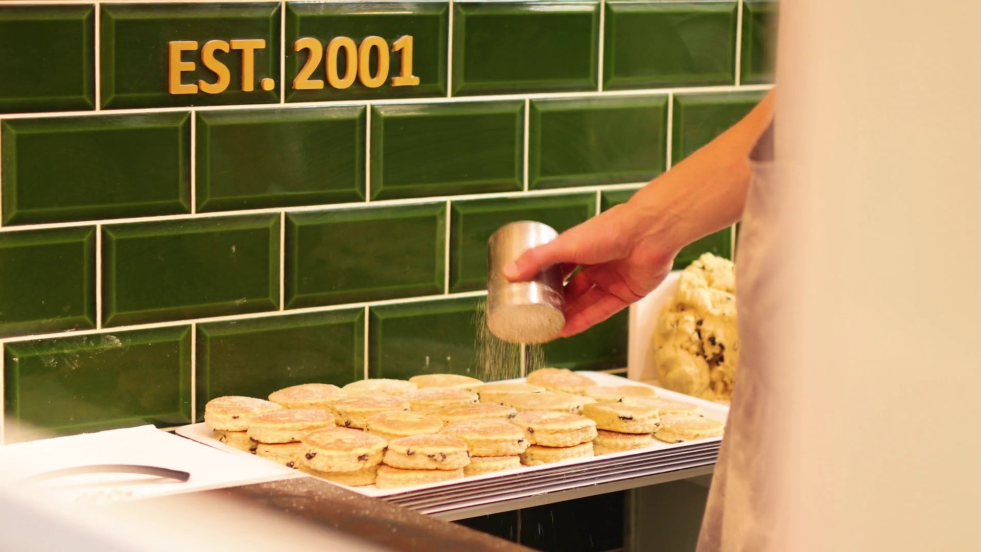 Making Welsh Cakes In Cardiff Market Stock Footage SBV-352696231 ...