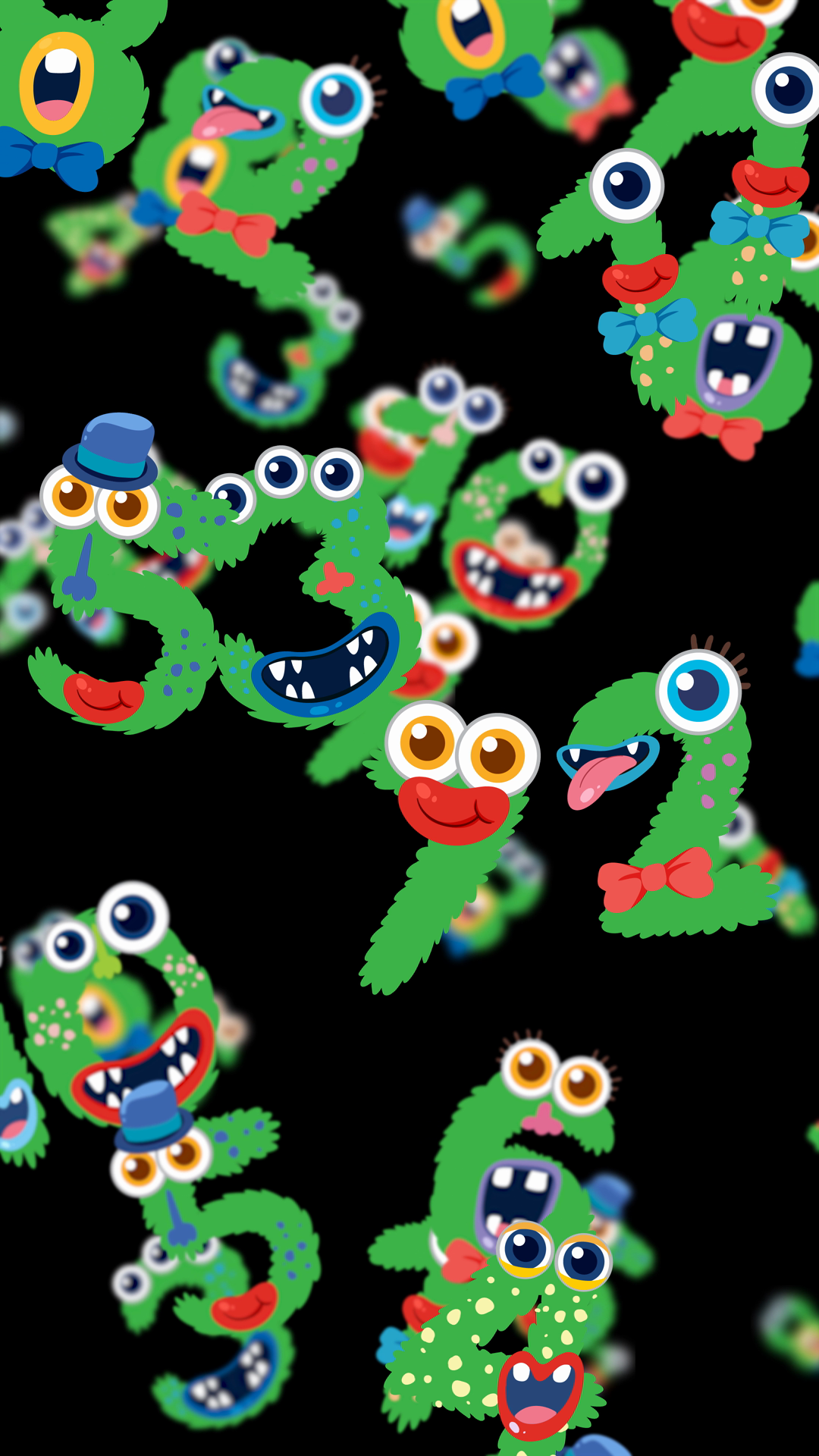 Whimsical Green Monsters In Playful Stock Footage SBV-353053905 ...