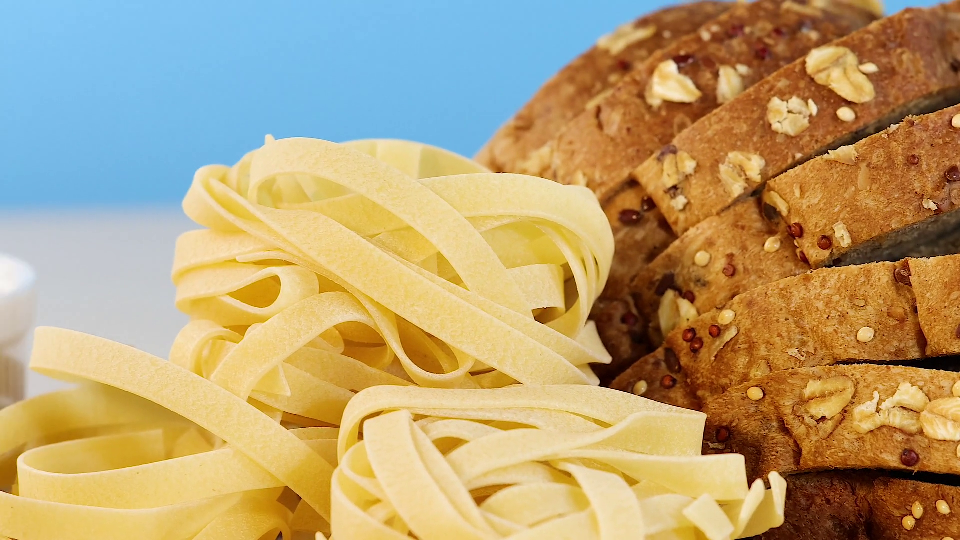 Variety Of Carbohydrate-rich Foods Stock Footage SBV-352402893 ...