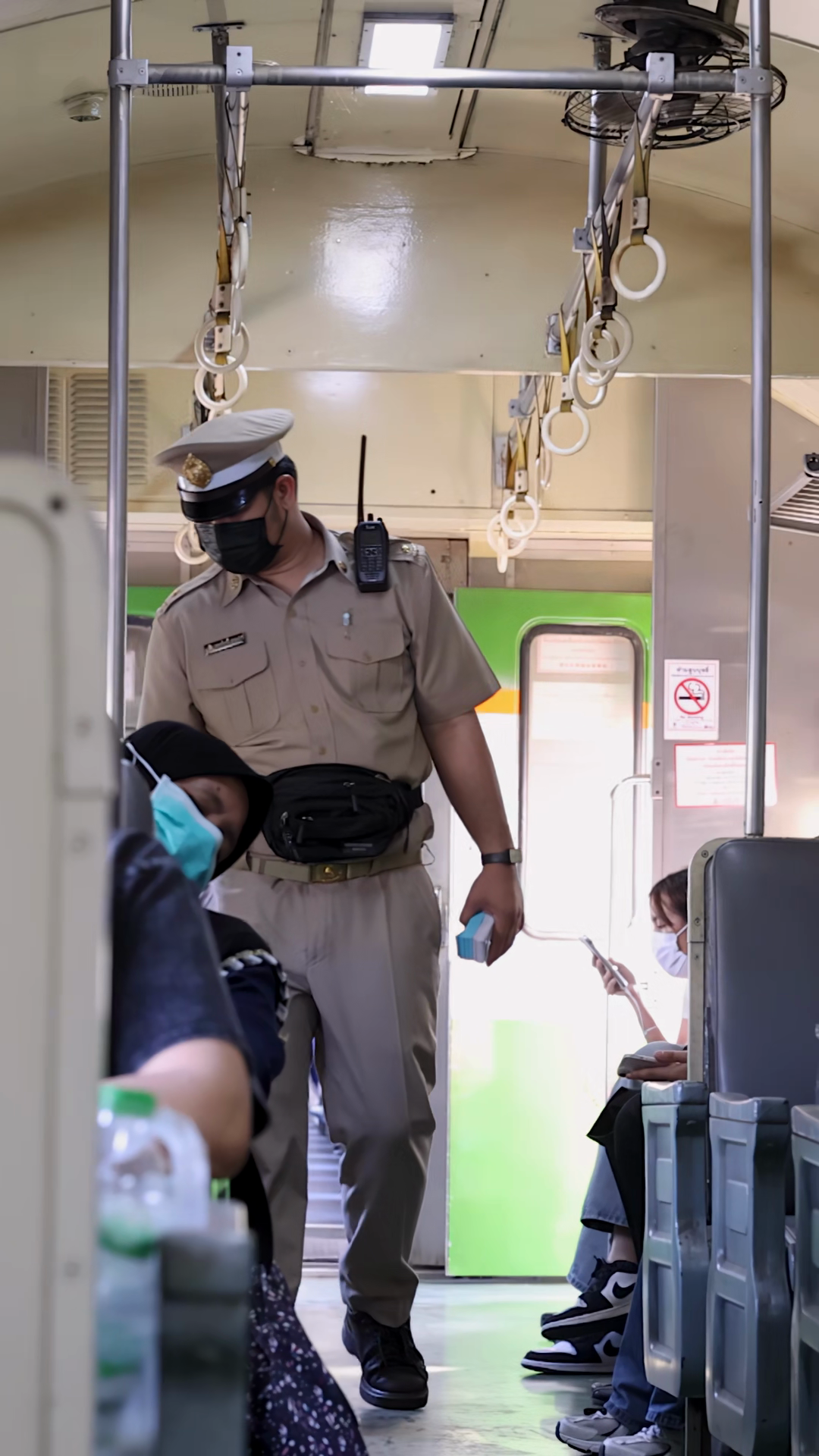 Thai Train Conductor Inspecting Tickets Stock Footage SBV-353658495 ...