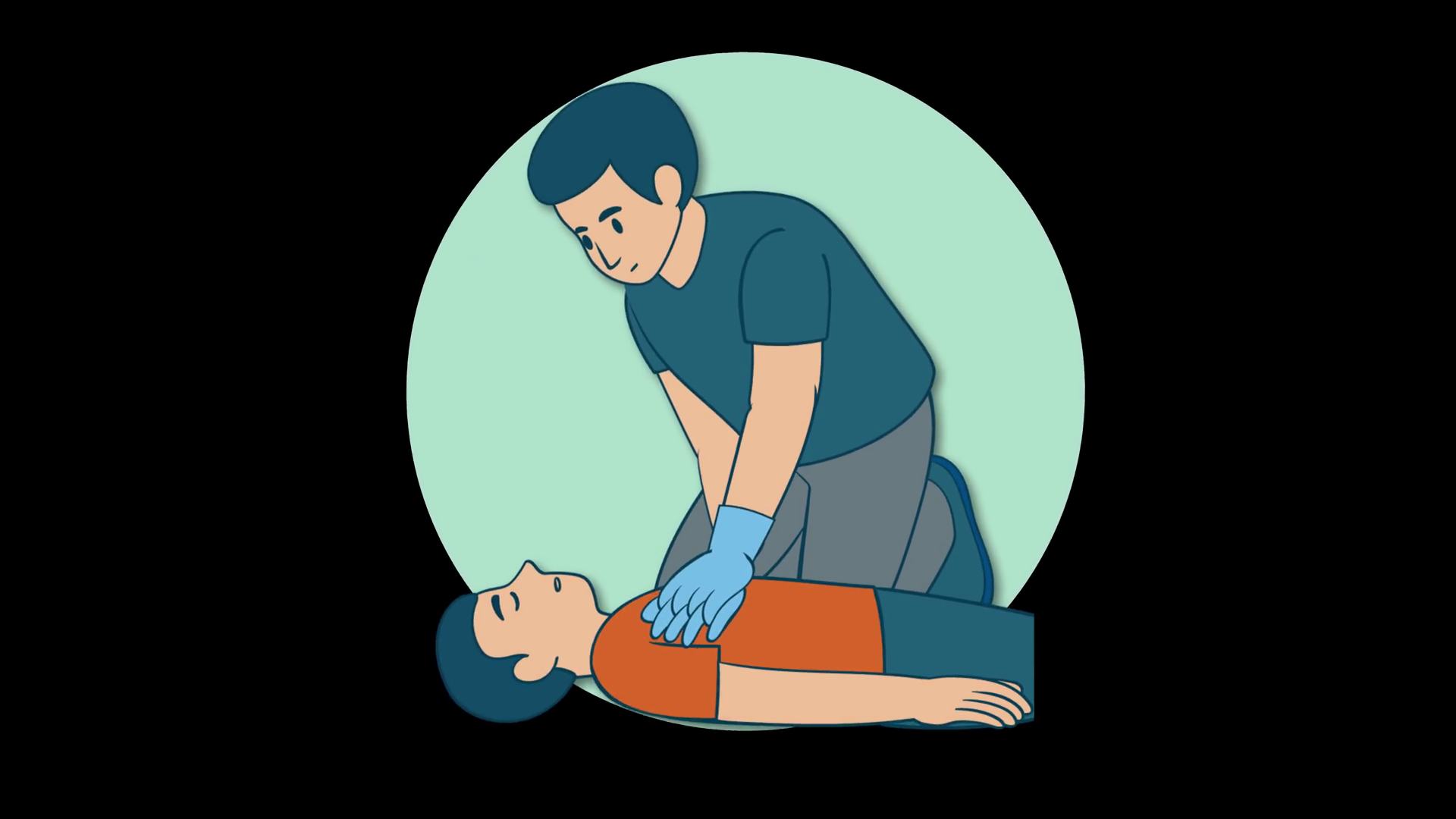Animated Guide To Performing Cpr Chest Stock Footage SBV-352969757 ...