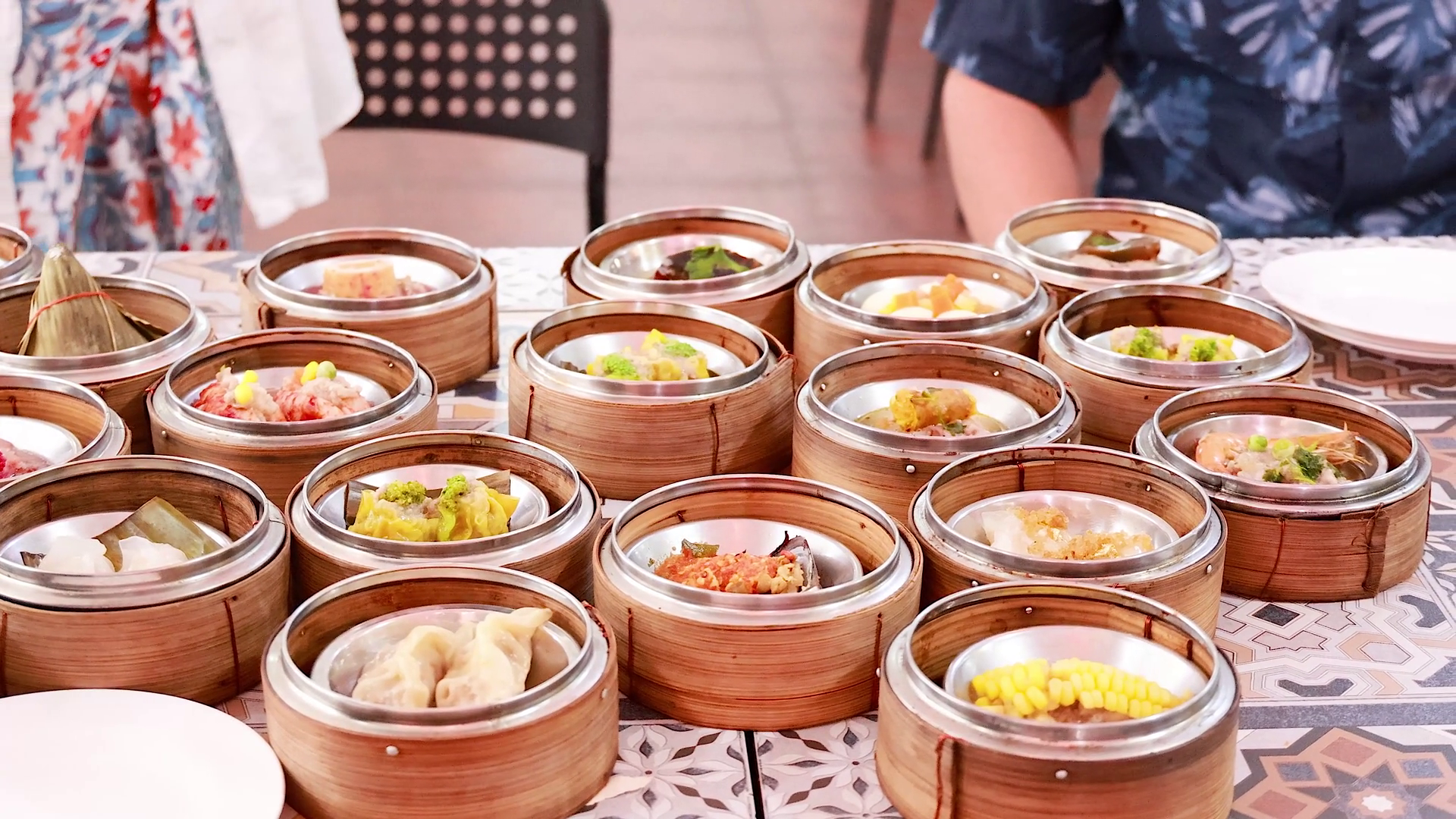 Dim Sum Feast In Phuket Thailand Stock Footage SBV-352513348 - Storyblocks