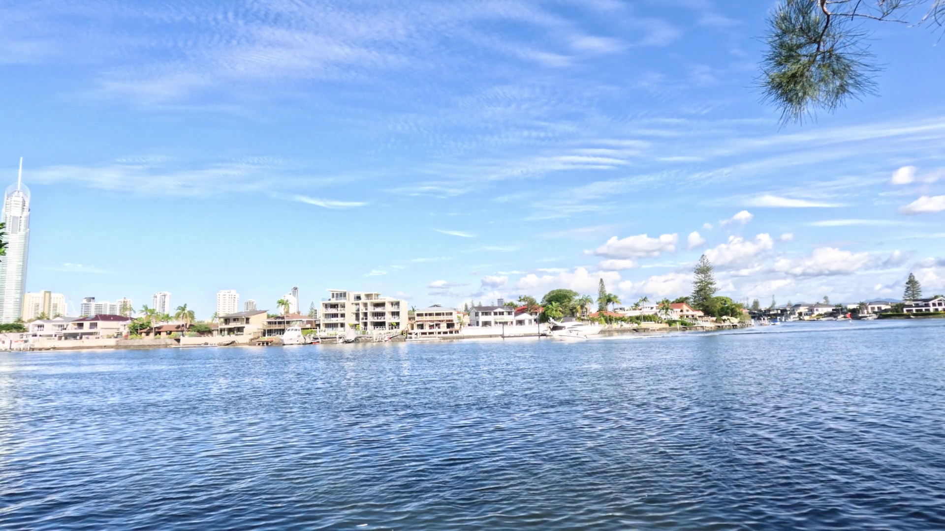 Scenic Waterfront Cityscape Stock Footage SBV-352536474 - Storyblocks