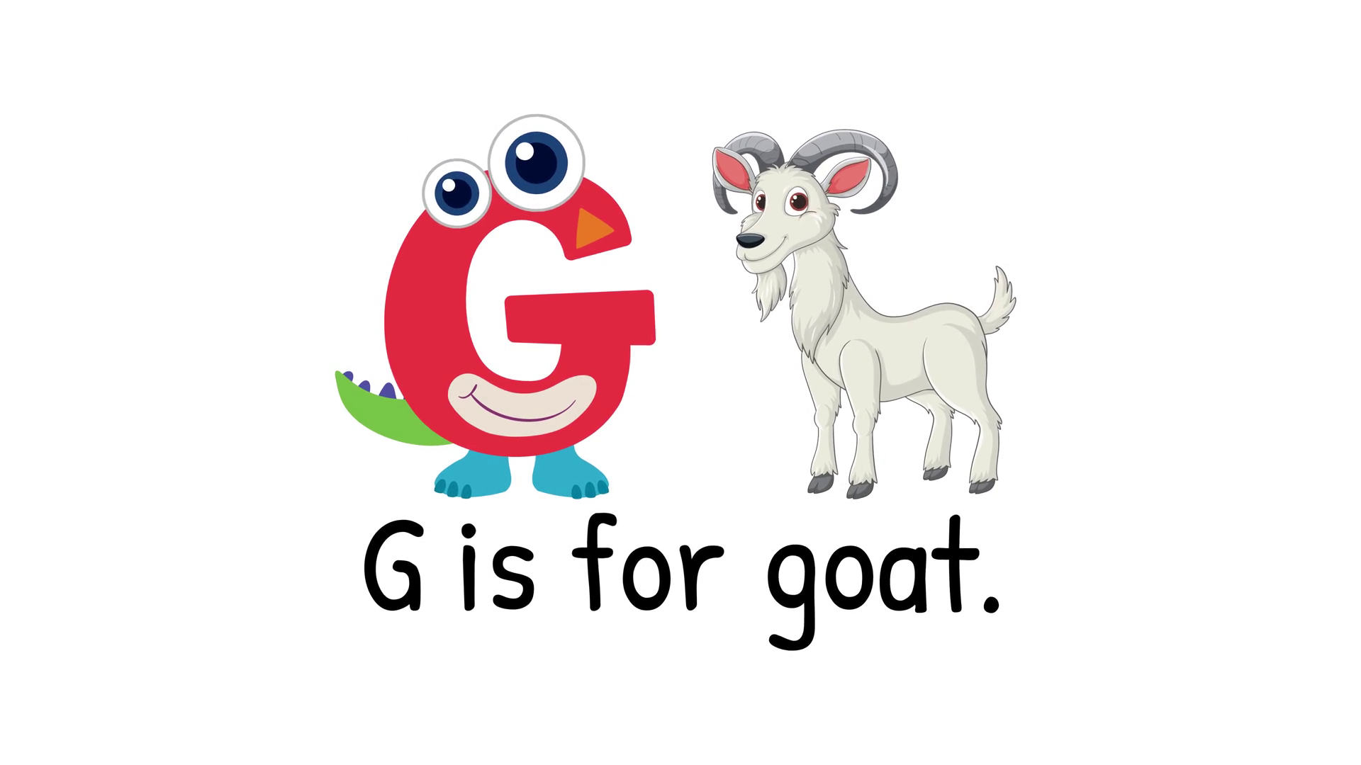 Alphabet Animation: G Is Goat Stock Footage SBV-352458418 - Storyblocks