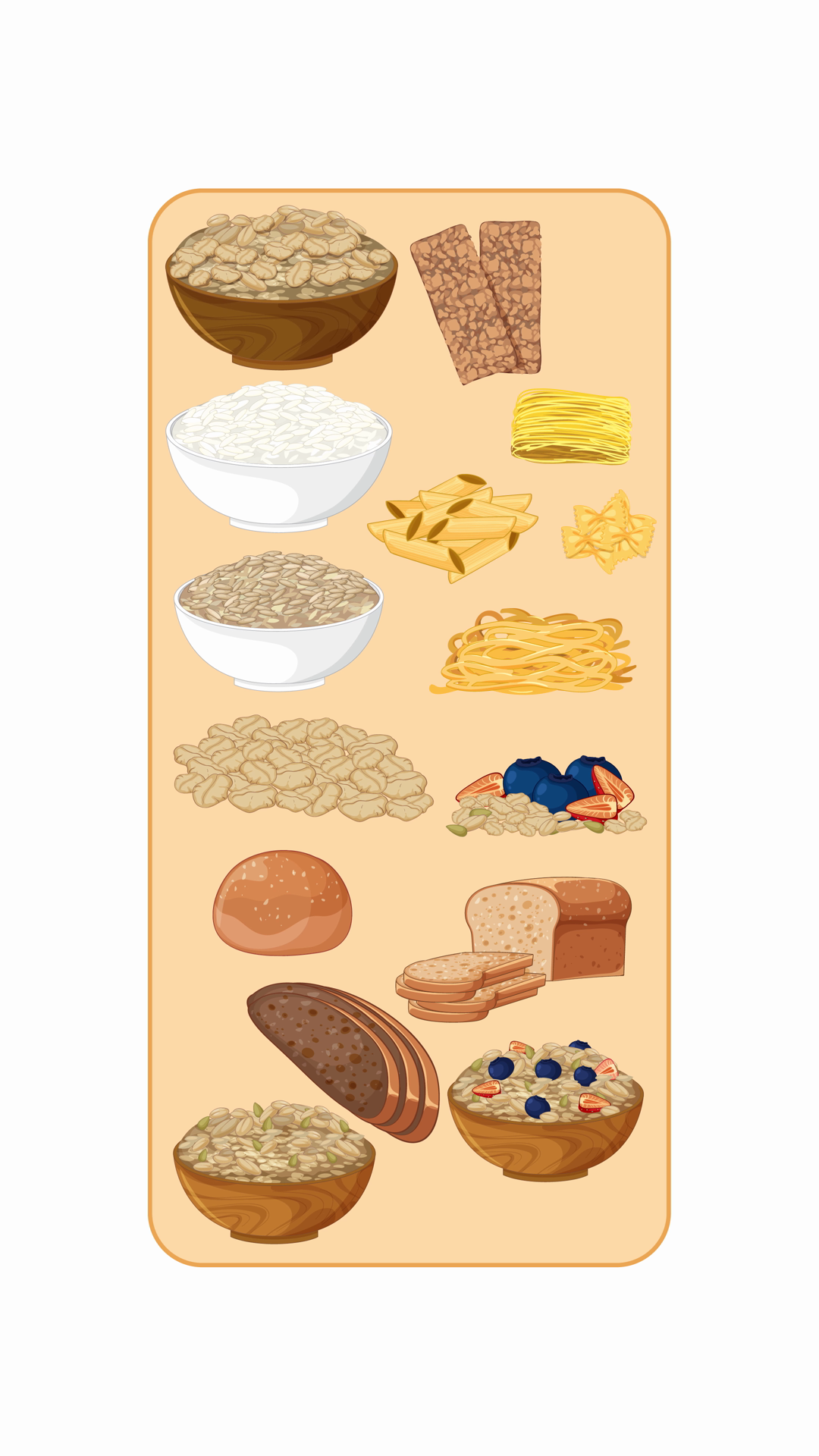 Assortment Of Carbohydrate-rich Foods Stock Footage SBV-353141535 ...