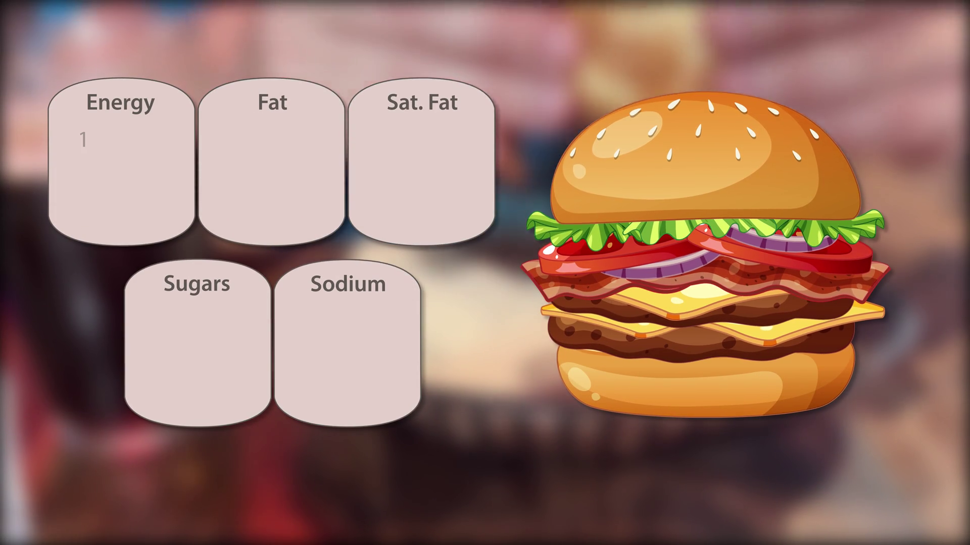 Burger Assembly Nutritional Information Stock Footage SBV-352448503 ...