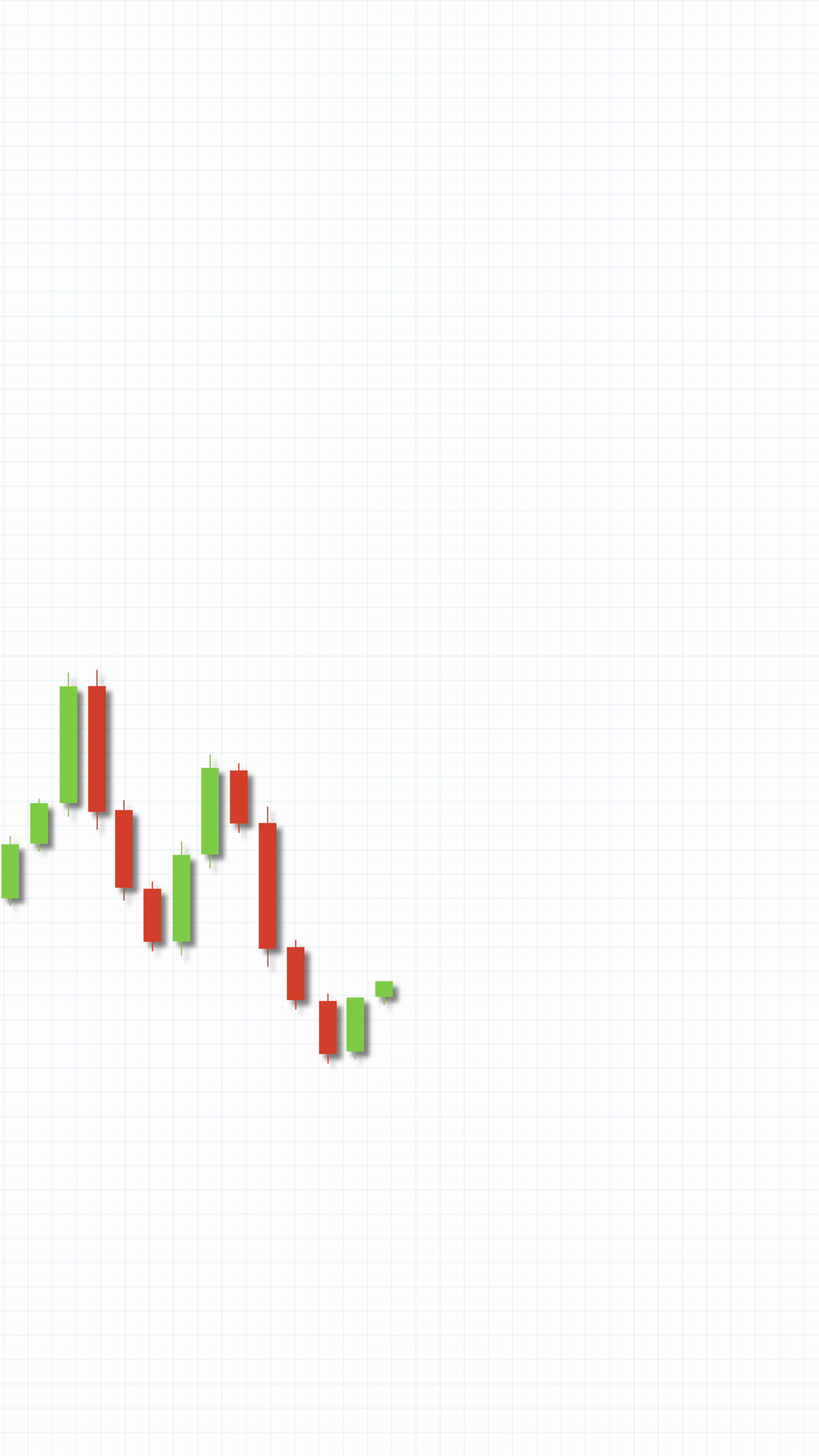 Animated Candlestick Chart Showing Volatile Stock Footage SBV-353369031 ...