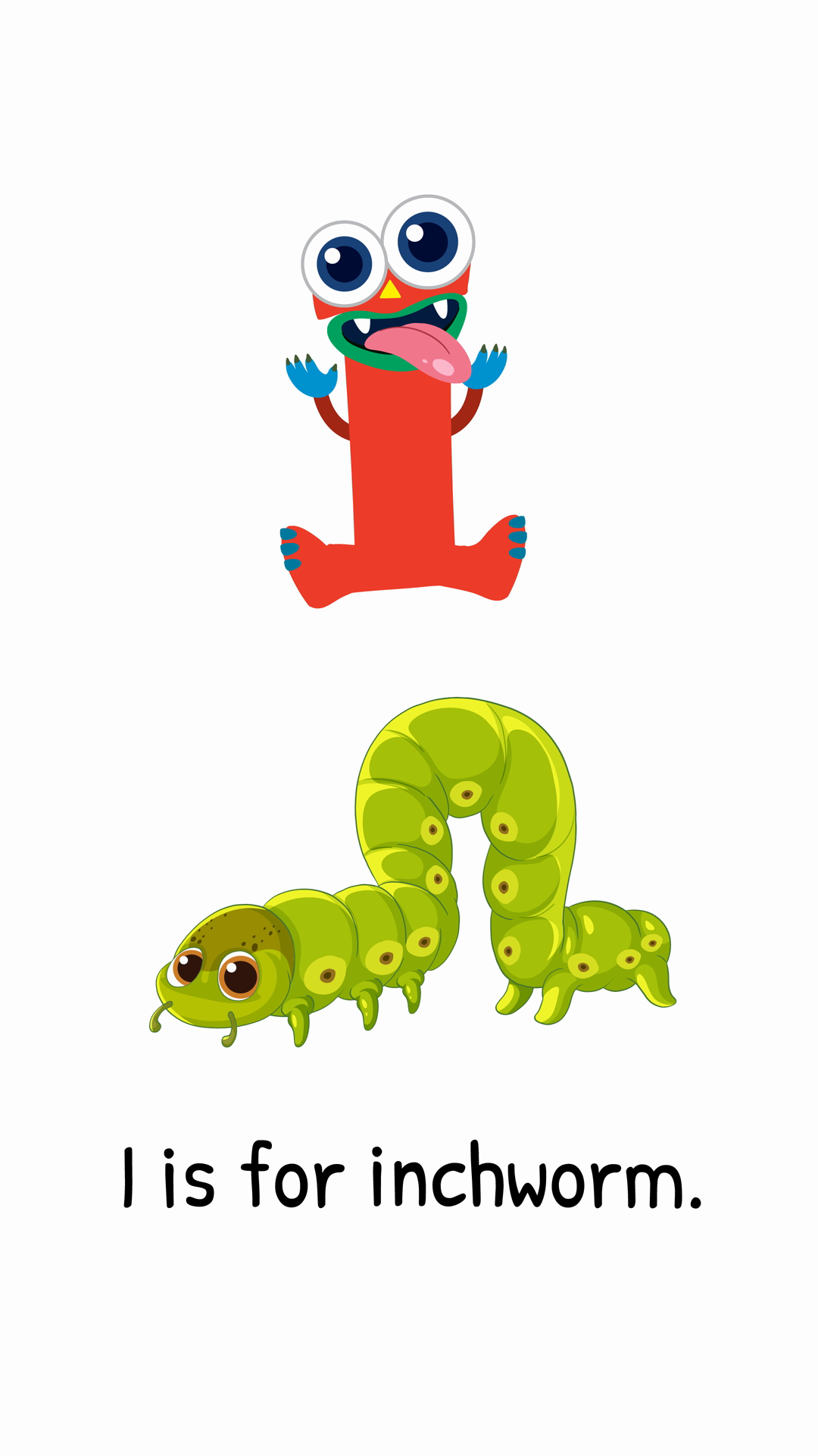 Alphabet Animation: I Inchworm Adventure Stock Footage SBV-353065070 ...