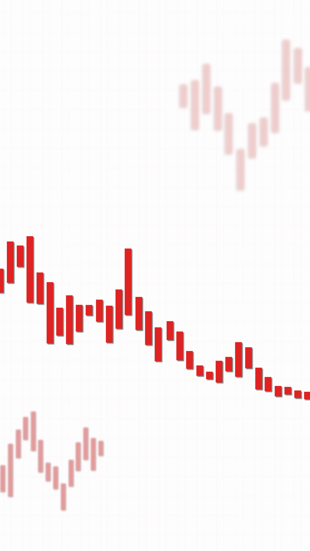 Red Candlestick Chart Animation Showing Stock Footage SBV-353141746 ...