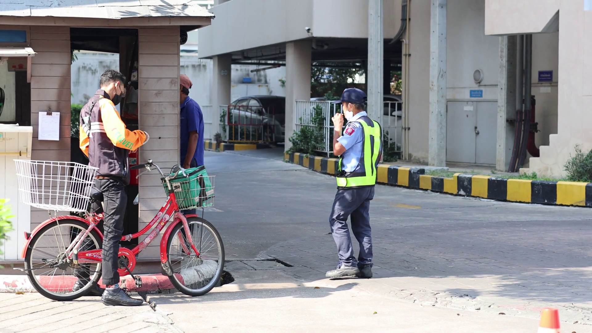 Security Check At Building Entrance Stock Footage SBV-352716552 ...
