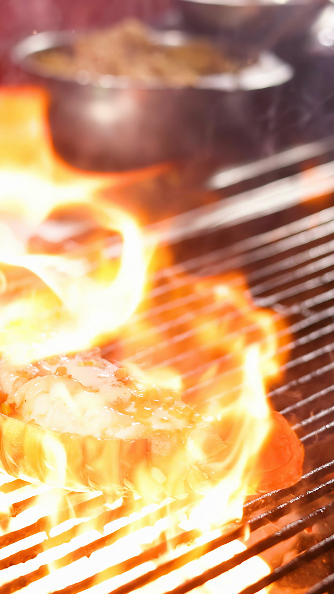 Lobster Tail Grilling Over Open Flame At Stock Footage SBV-353137706 ...