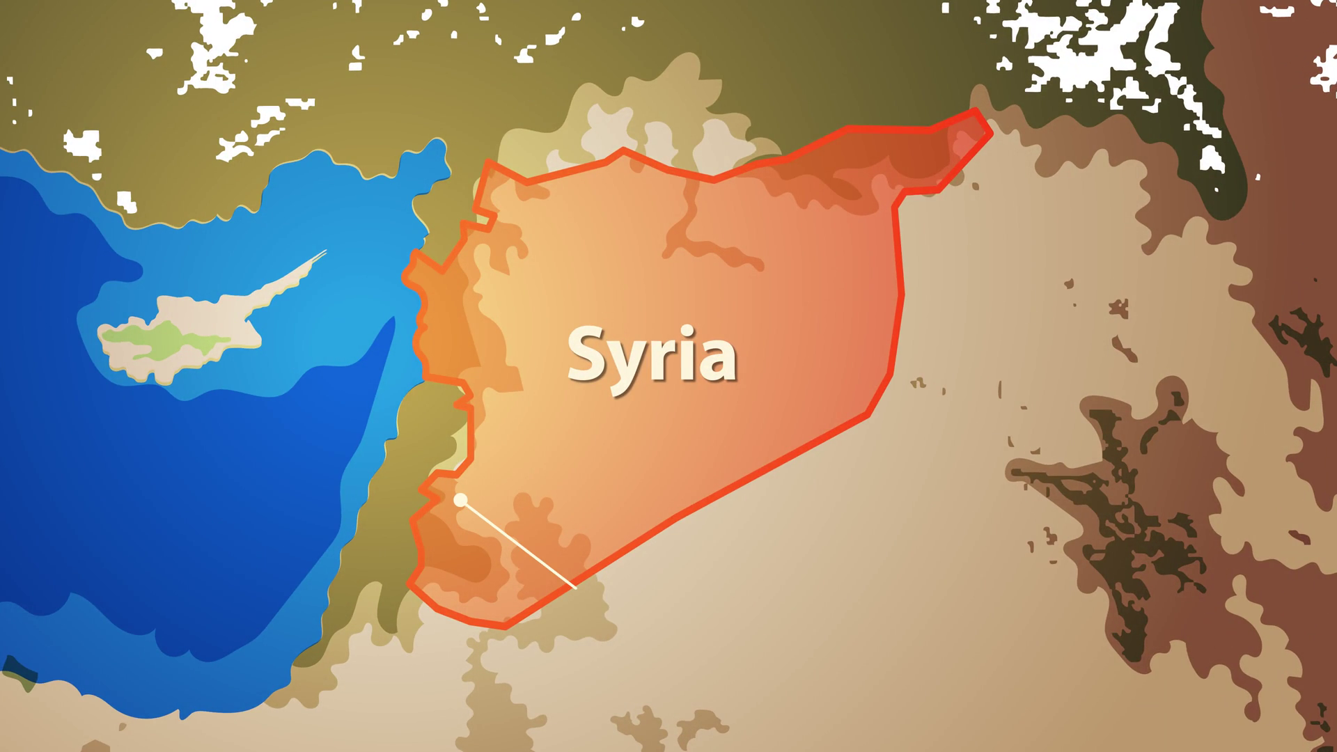 Zooming Into Syria From Space Stock Footage SBV-352443880 - Storyblocks