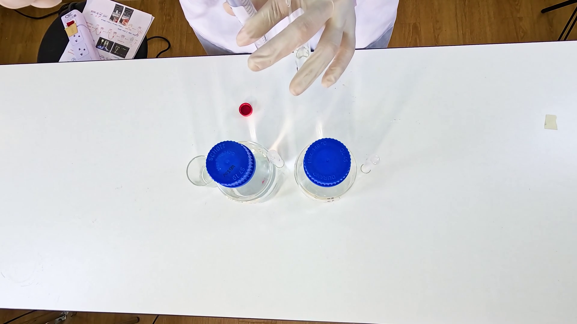 Potassium Permanganate Reduction Science Stock Footage SBV-352314665 ...