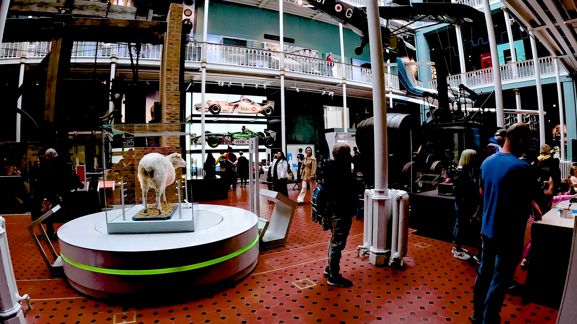 Visitors At National Museum Exhibit Stock Footage SBV-352589002 ...