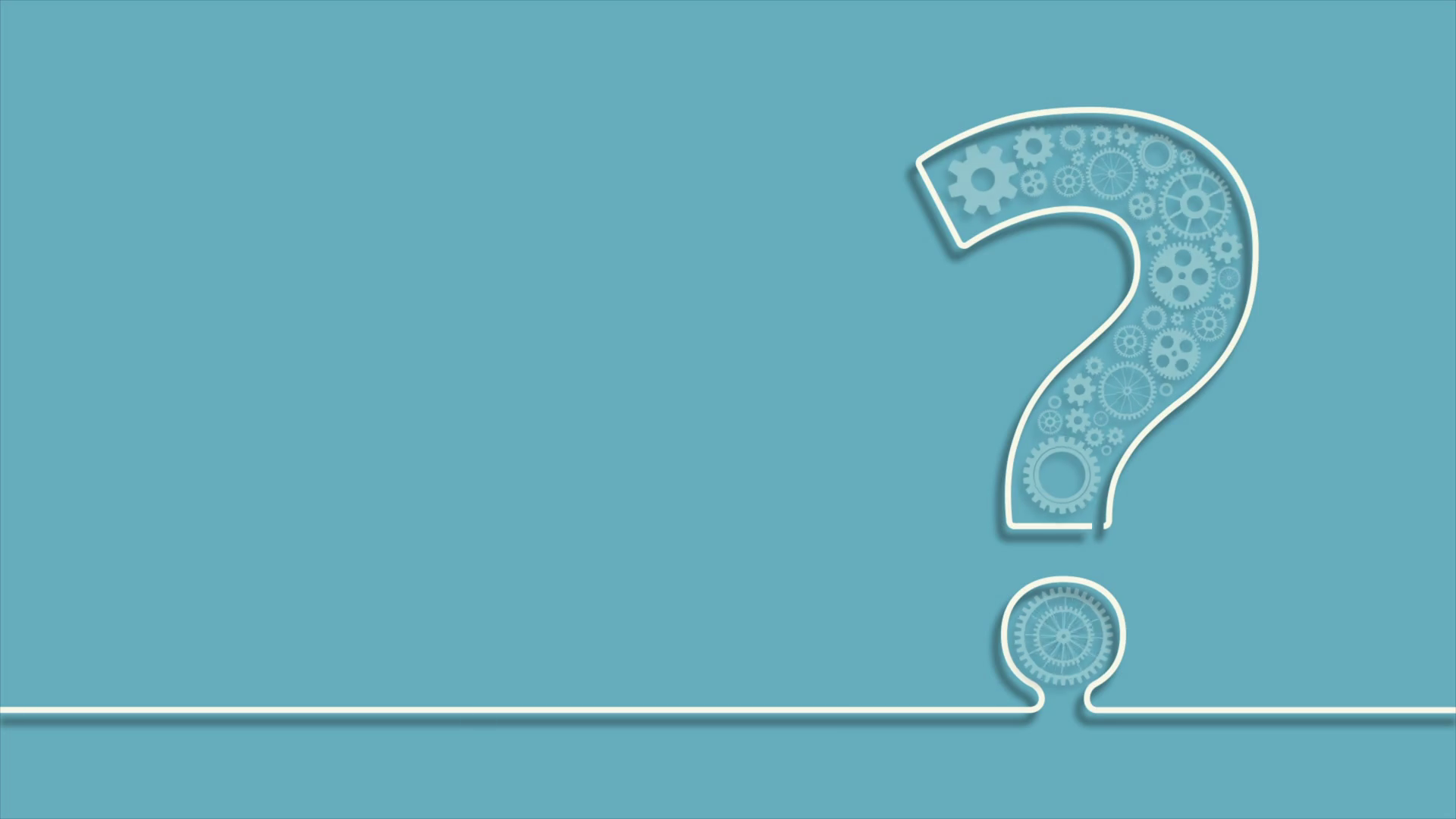 Animation Of Question Mark From Gears With Stock Footage SBV-312437178 ...